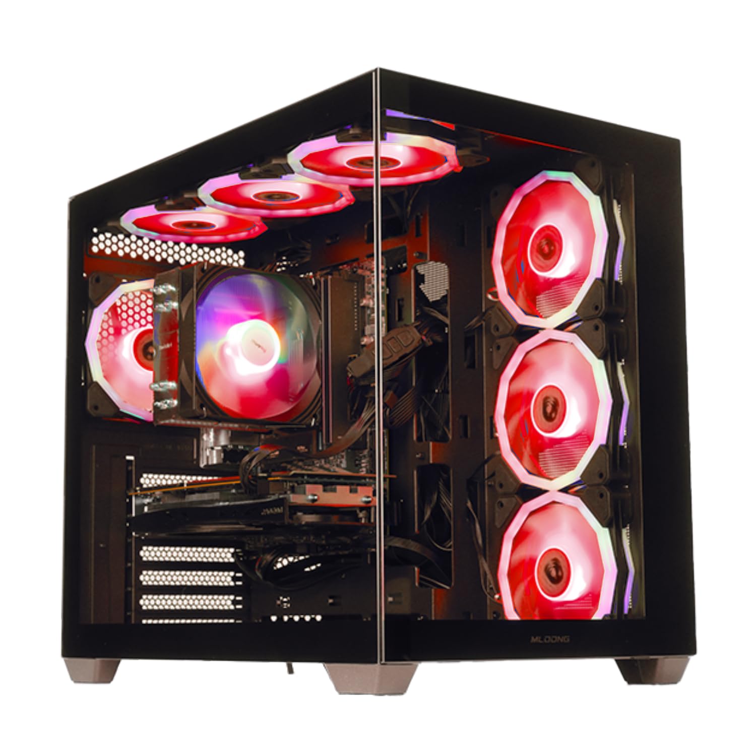 Amazon.com: MLOONG Darkness Dragon Gaming PC,Intel Core i5 14400F 4.7 ...