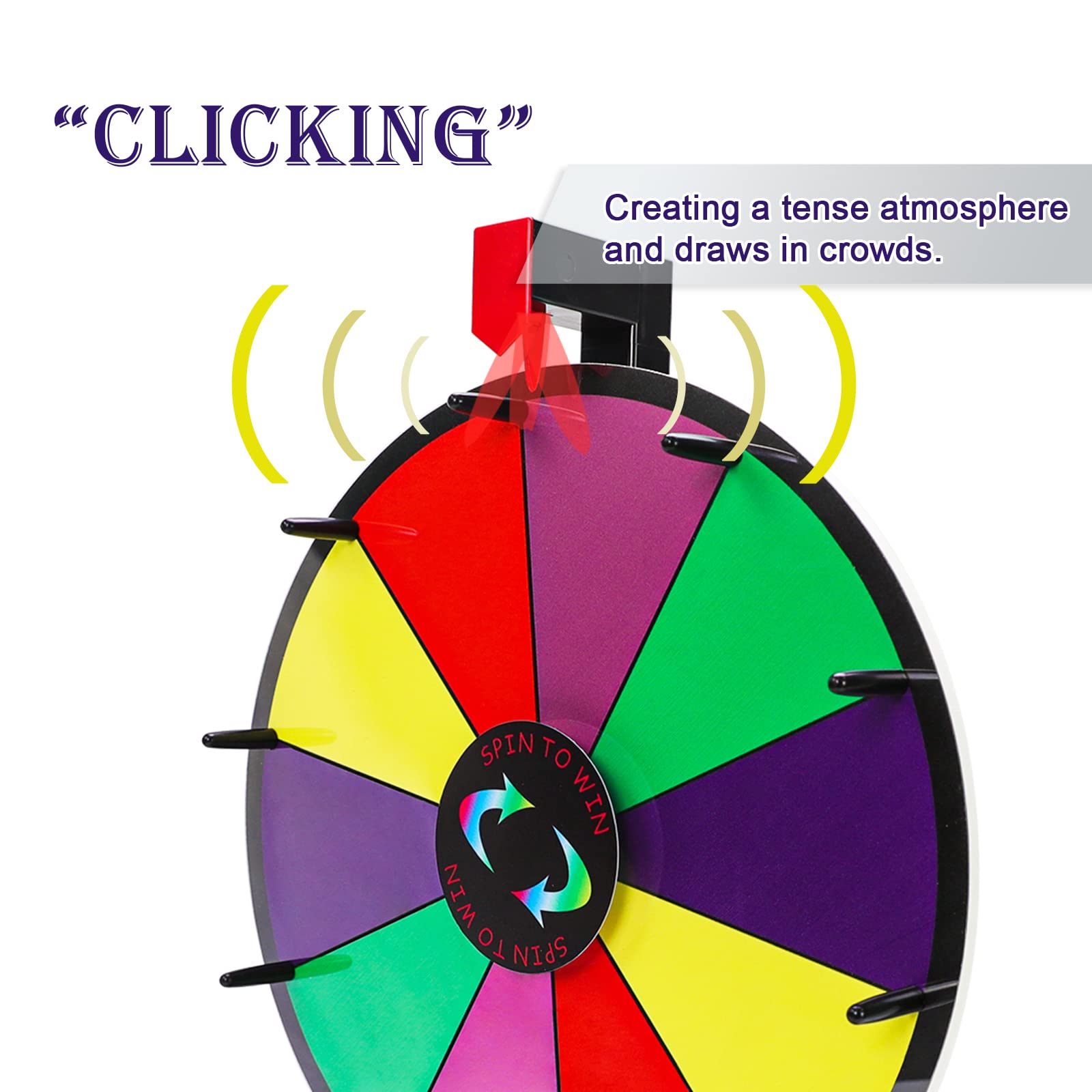 Snapklik.com : iElyiEsy Spinning Prize Wheel Pegs