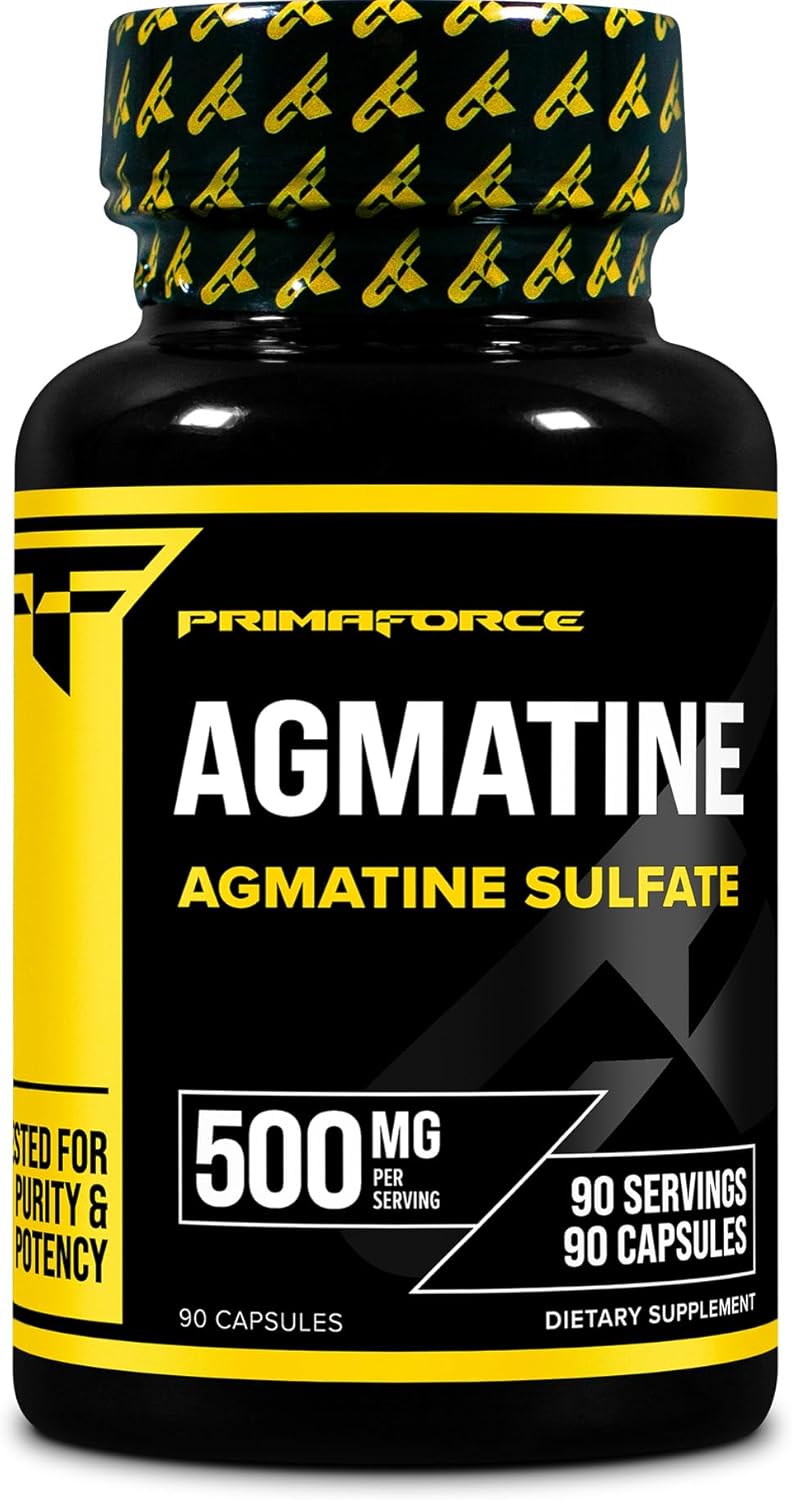Amazon.com: Primaforce Sulfato de agmatina 500 mg, 90 cápsulas ...