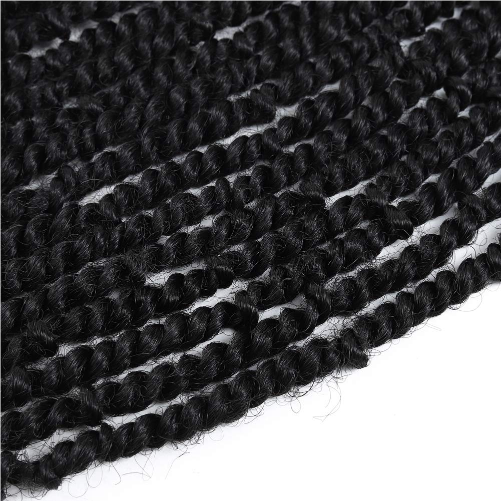 Pre Twisted Passion Twist Hair18 Inch 7 Packs Pre Looped Passion Twist 0657