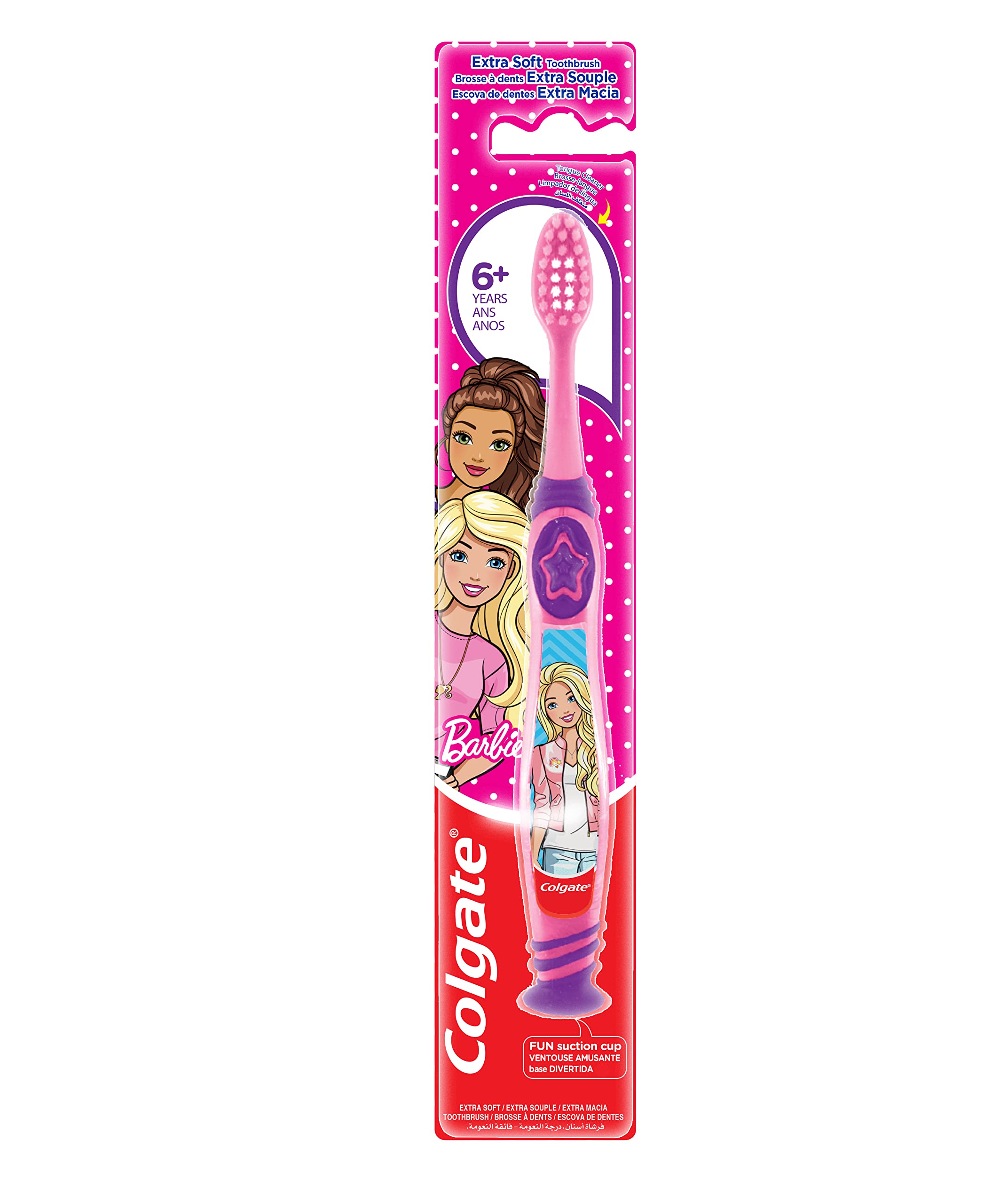 Colgate Kids Toothbrush Barbie 6+ years Extra Soft Manual Toothbrush ...