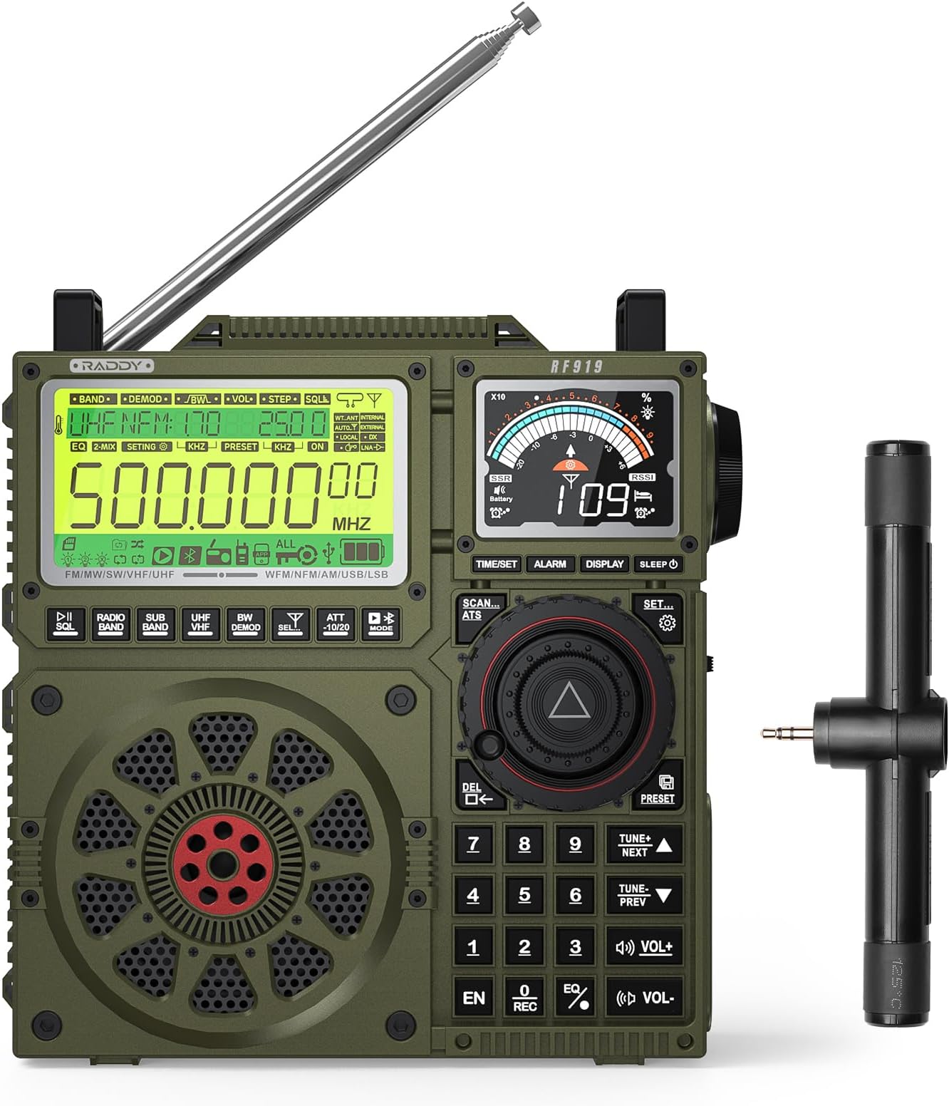 Amazon.com: Raddy RF919 SSB Shortwave Radio with NOAA Weather Band ...