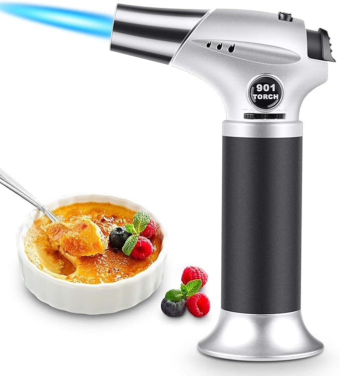 Tiikiy Küchenbrenne Flambierbrenner,Creme Brulee Brenner Einstellbarer ...