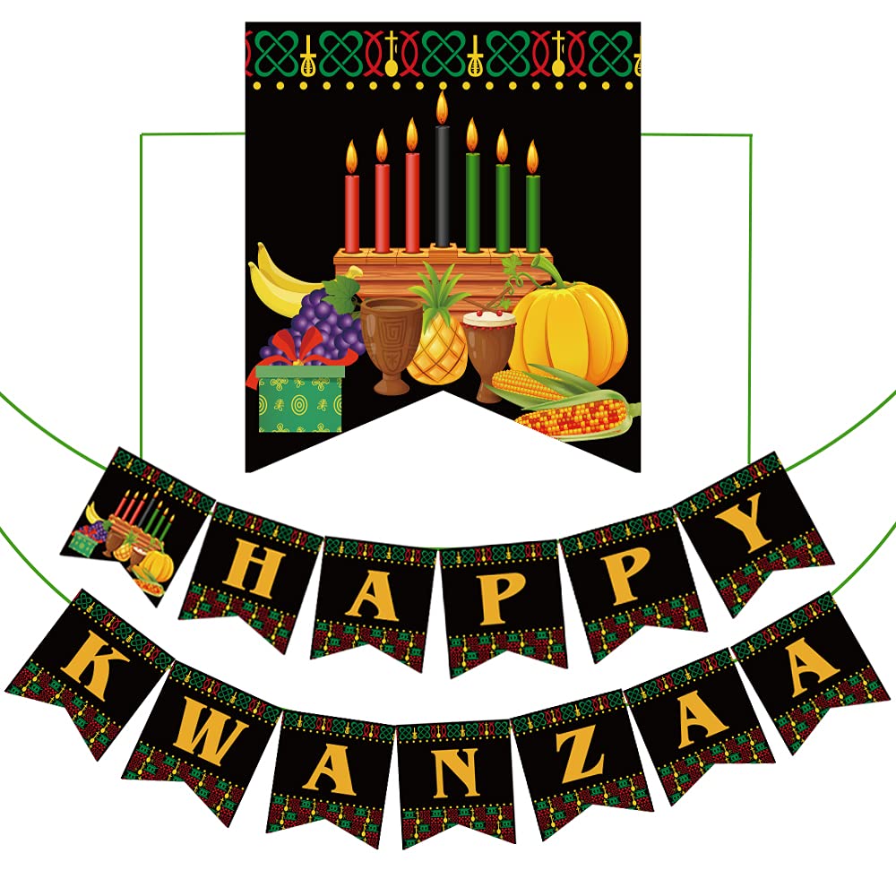 Happy Kwanzaa Banner Party Decoration Supplies - African Heritage ...