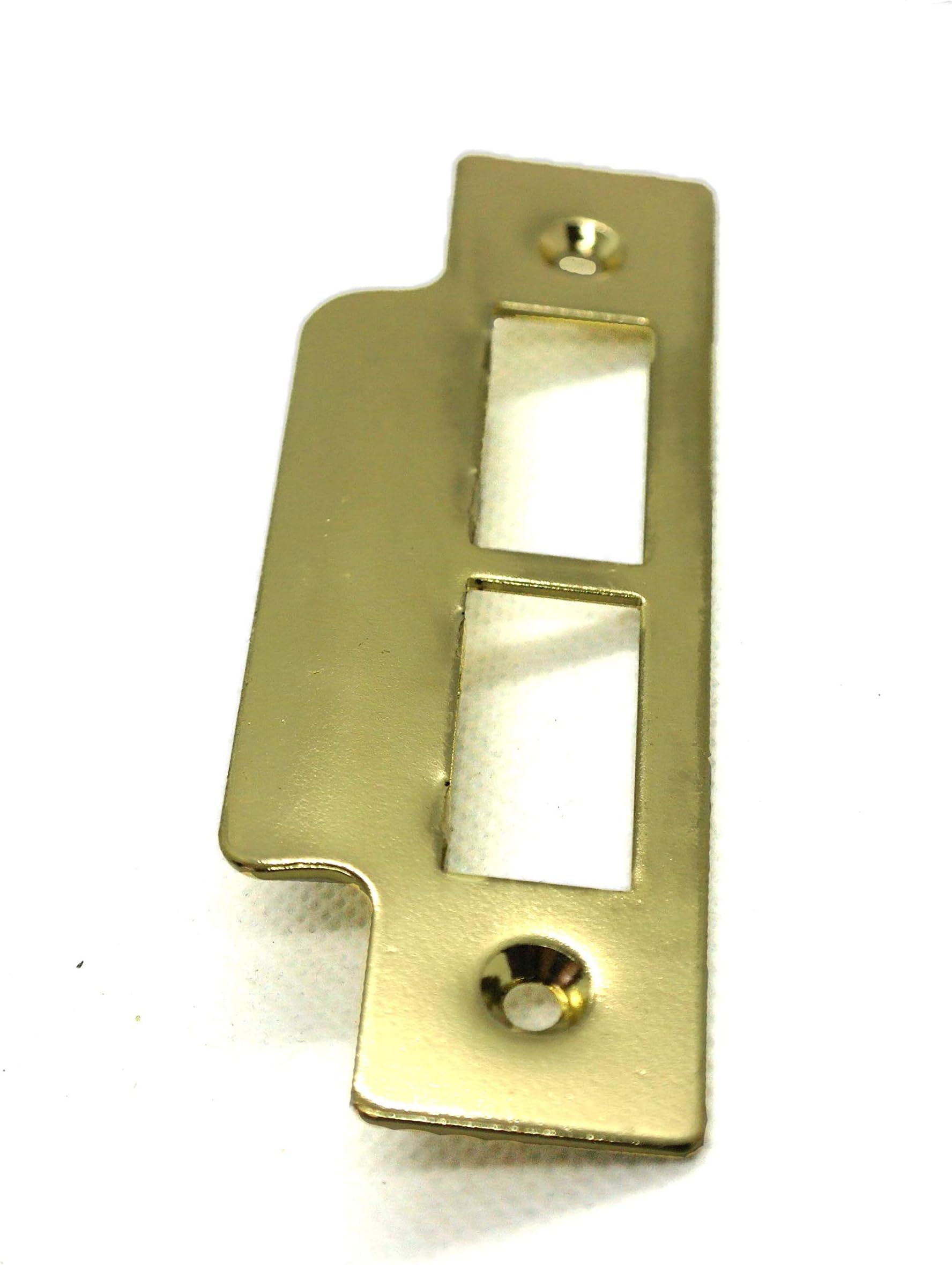 Brass Finish Long Strike Plates Double 114mm Length x 25mm Width for ...
