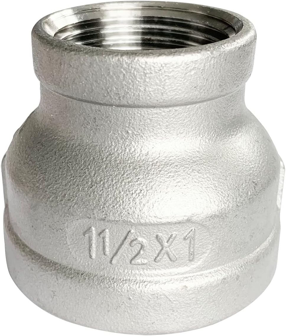 Amazon.com: LOZOME 1-1/2" x 1" Female Reducer Reducing Coupling ...
