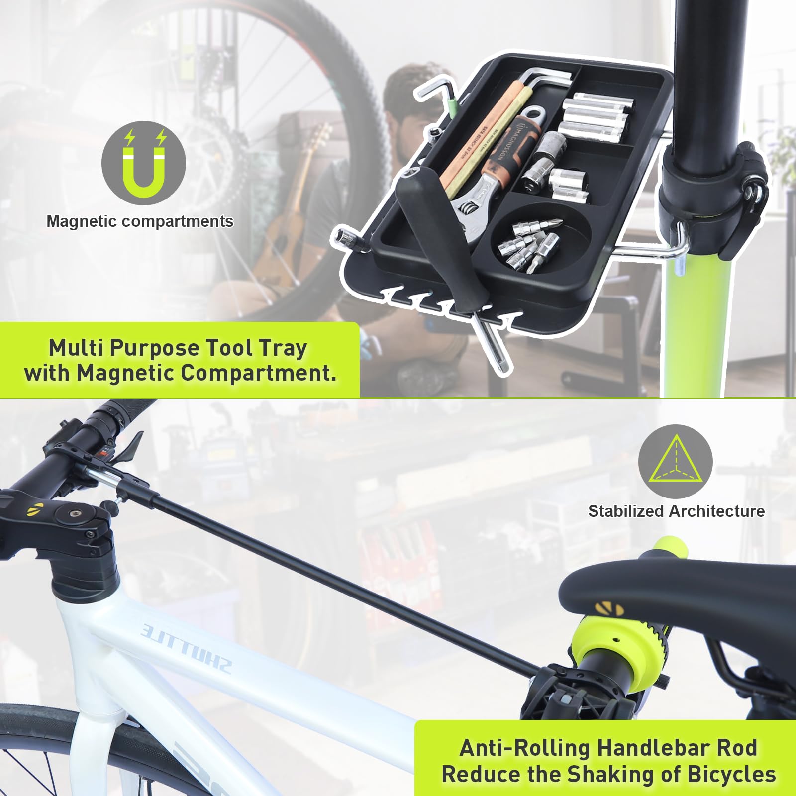 E-bike Repair Stand Foldable Heavy Duty E-Bike Repair Stand - Folds ...