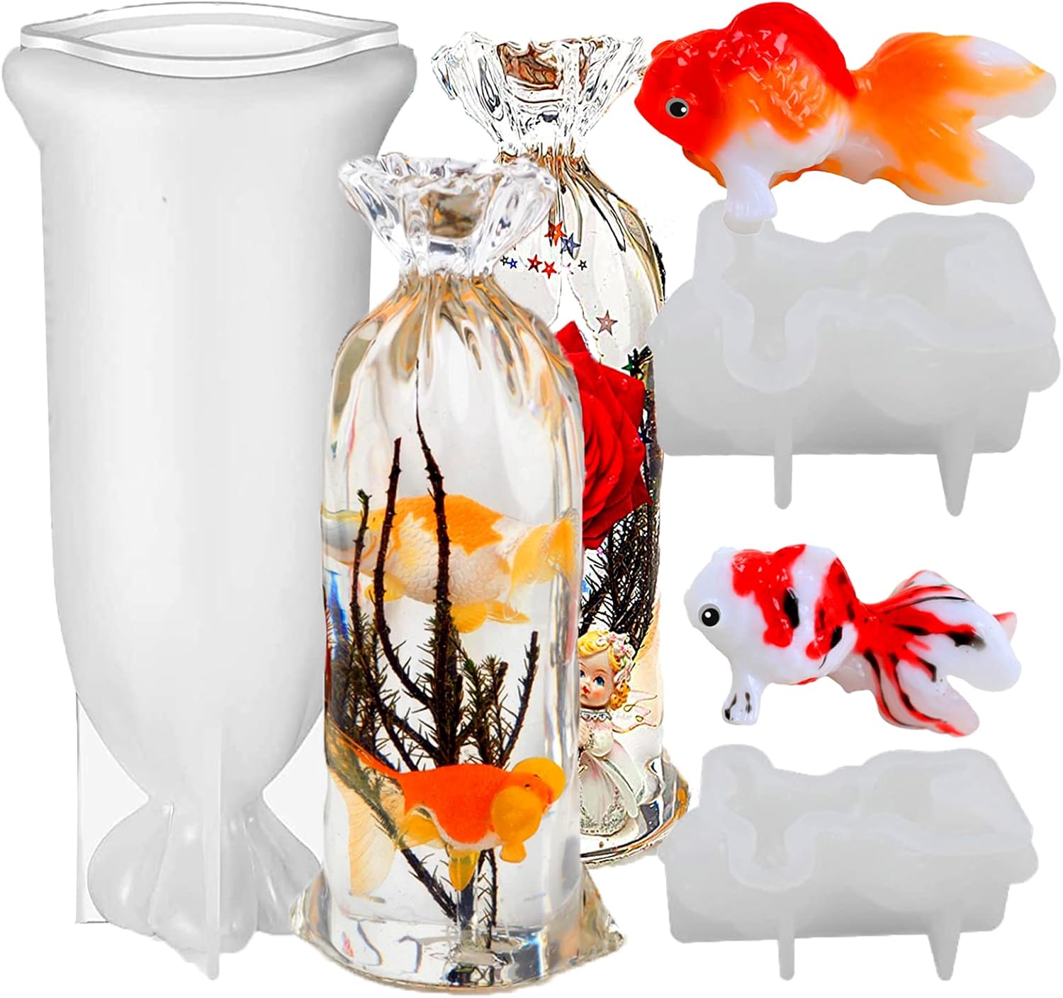 Amazon.com: Water Bag Resin Mold, Silicone Molds for Resin Casting, 3D ...