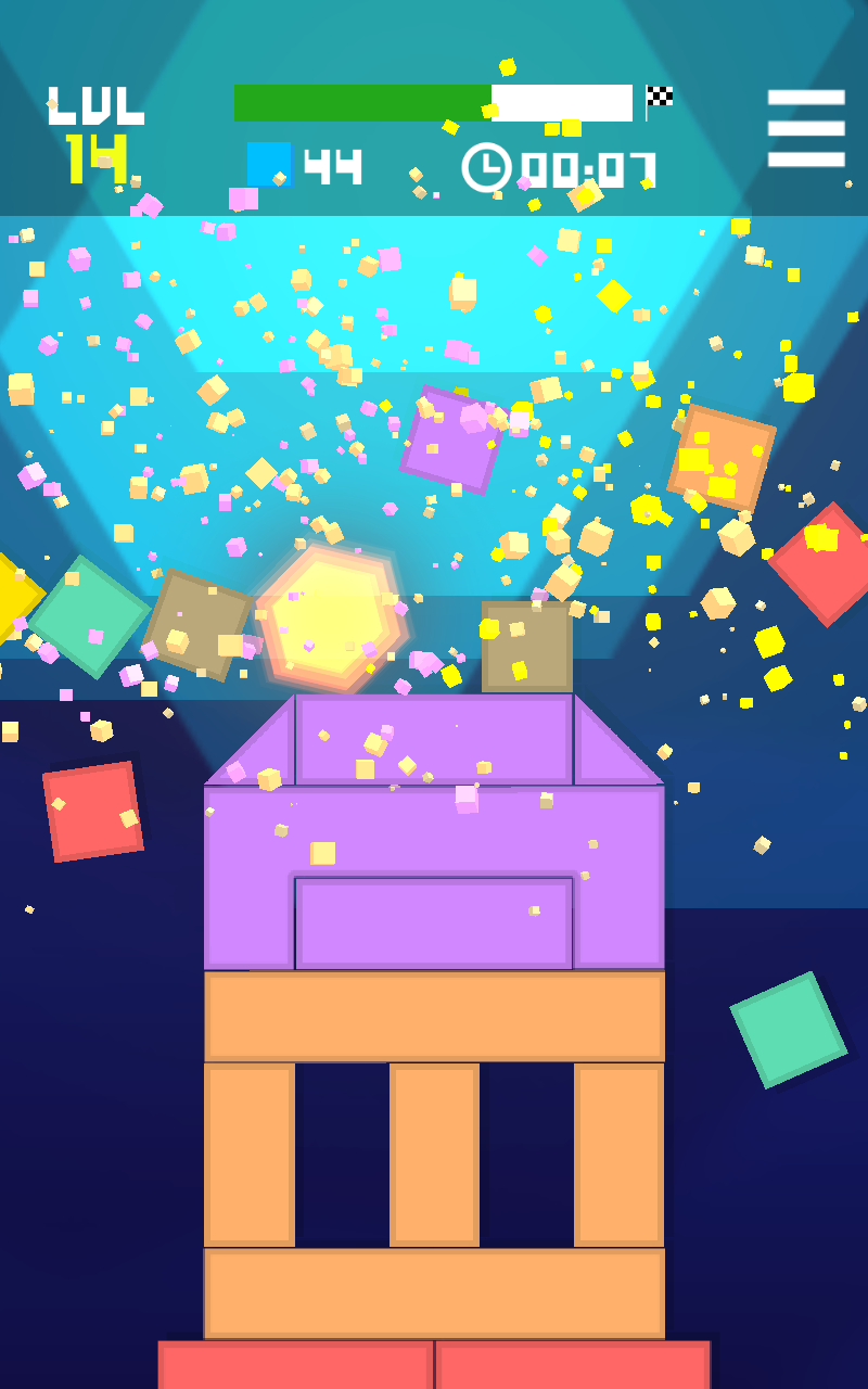 Hexagon Fall Tower Balance - Puzzle Arcade Game:Amazon.co.uk:Appstore ...