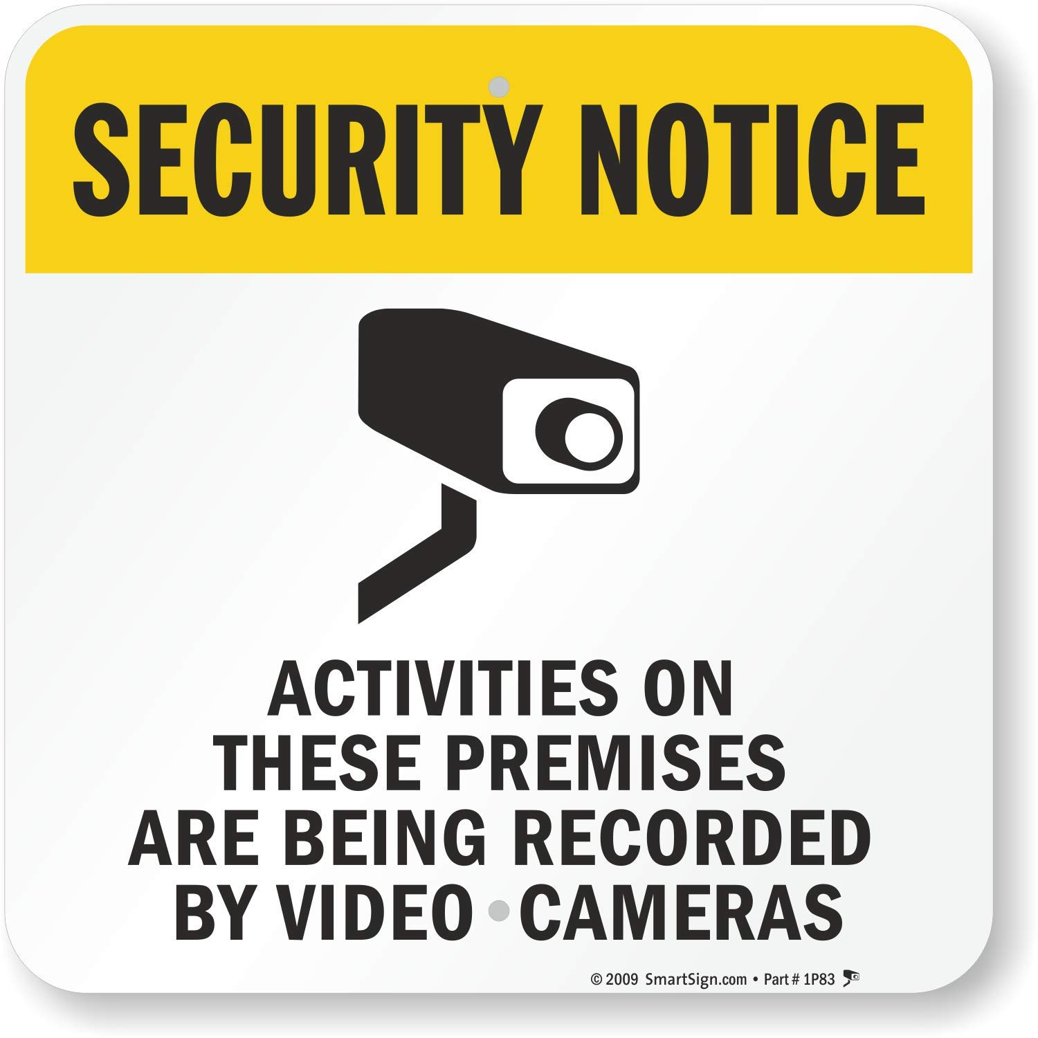 Printable Security Camera Signs