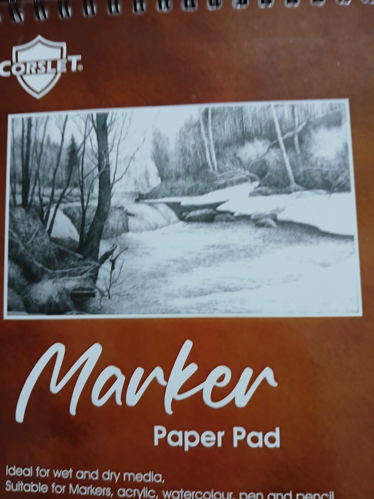 Corslet Marker Paper Pad Sketchbook Bleedproof for Alcohol Markers ...