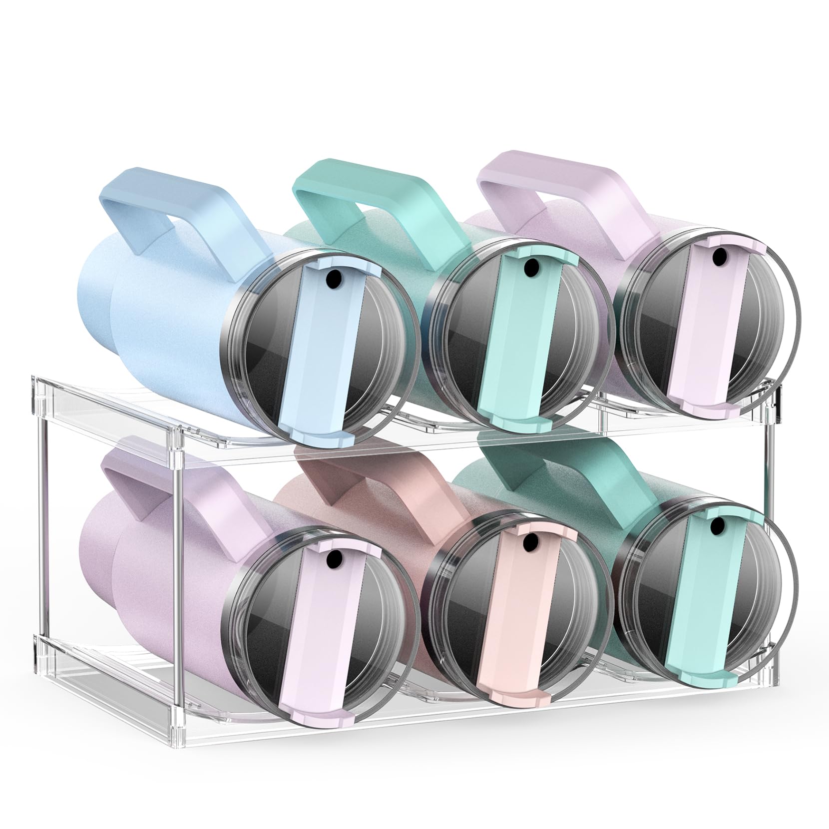 Amazon.com: 【Upgraded Larger】Water Bottle Organizer for Stanley 40 oz ...