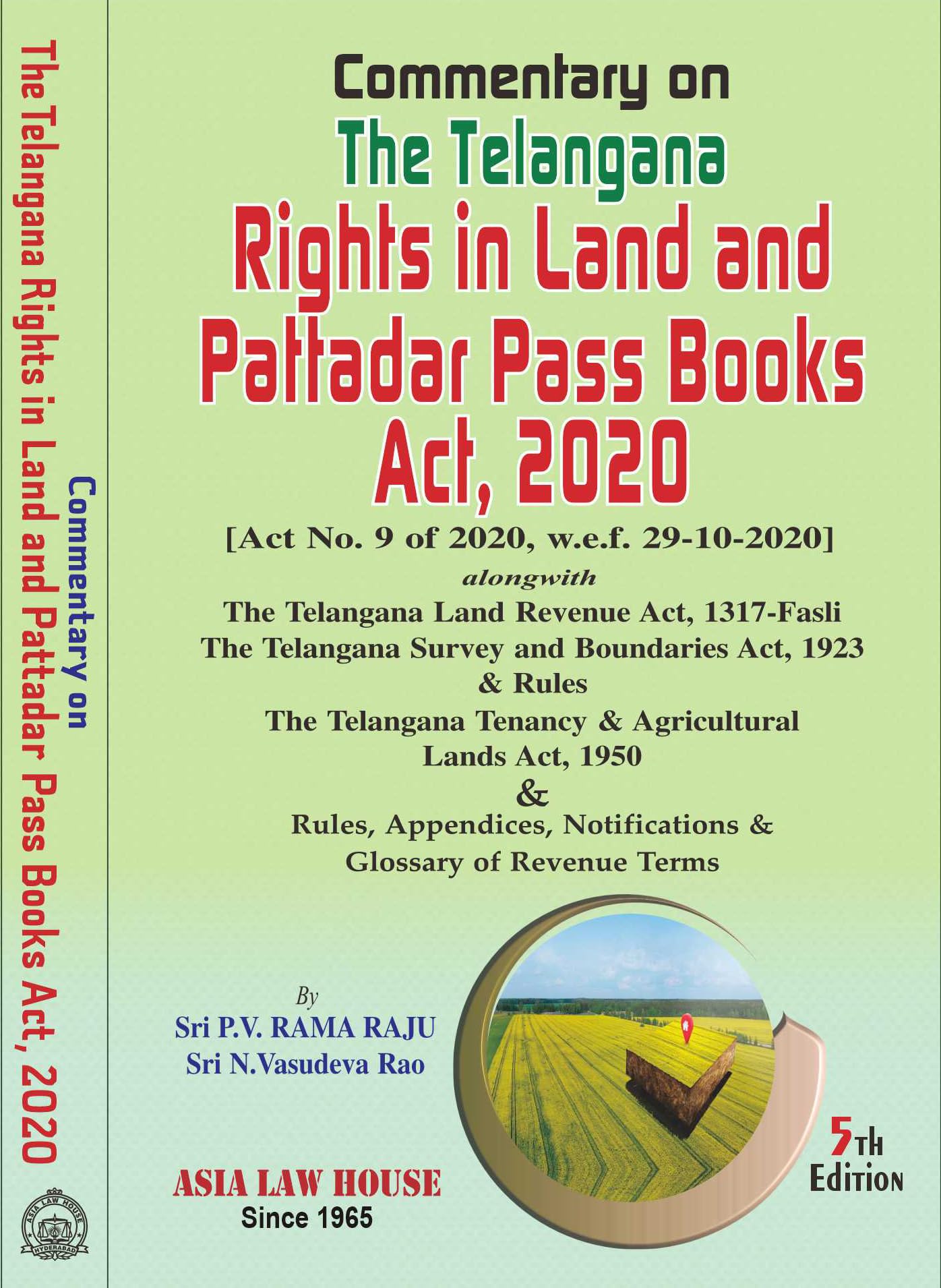 Buy Commentary on the Telangana Rights in Land and Pattadar Pass Books ...