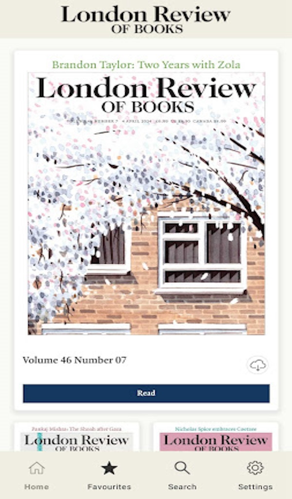 London Review of Books - App on the Amazon Appstore