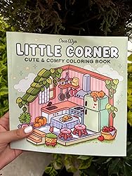 Little Corner: Coloring Book for Adults and Teens, Super Cute Designs ...