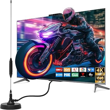 Amazon.com: Transonic Digital TV Antenna for Smart TV - 200+ Mile Long ...