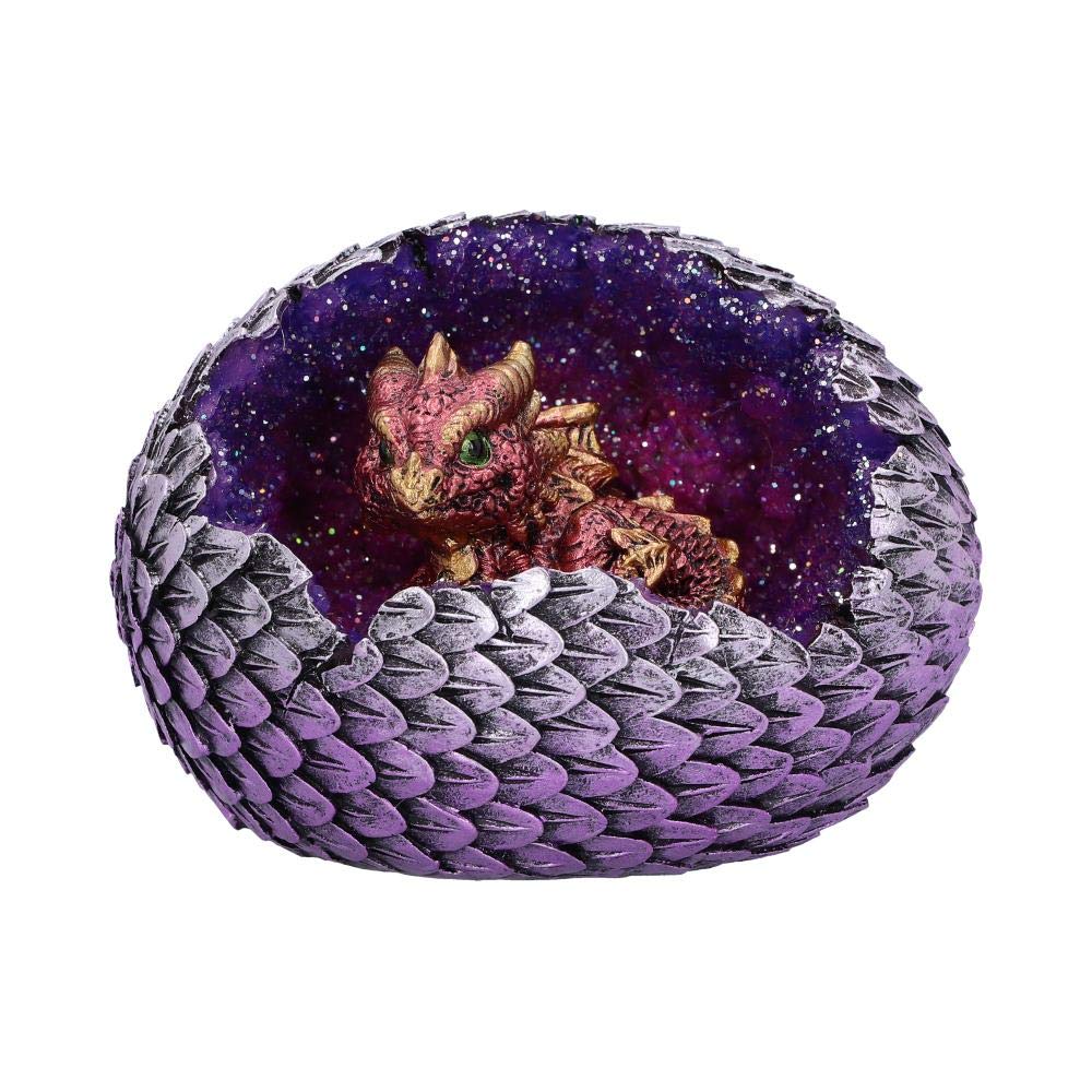 Amazon.com: Nemesis Now Red Geode Home Glittering Hatchling and Egg ...