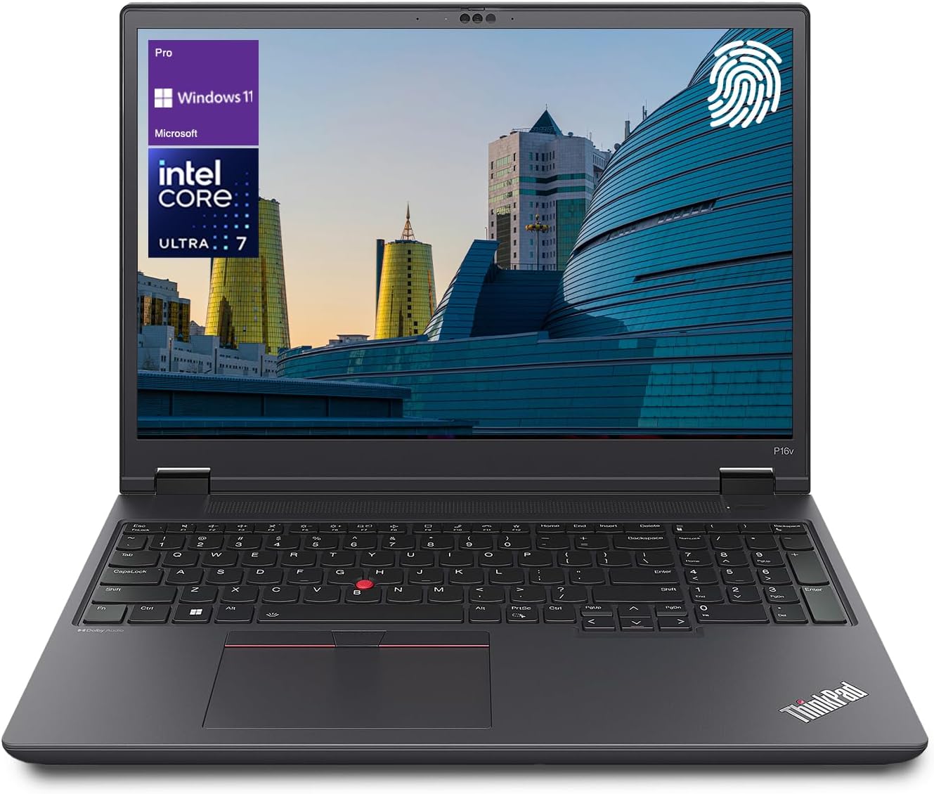 Amazon.com: Lenovo ThinkPad P16v Gen 2 Workstation Laptop, 16" WUXGA ...