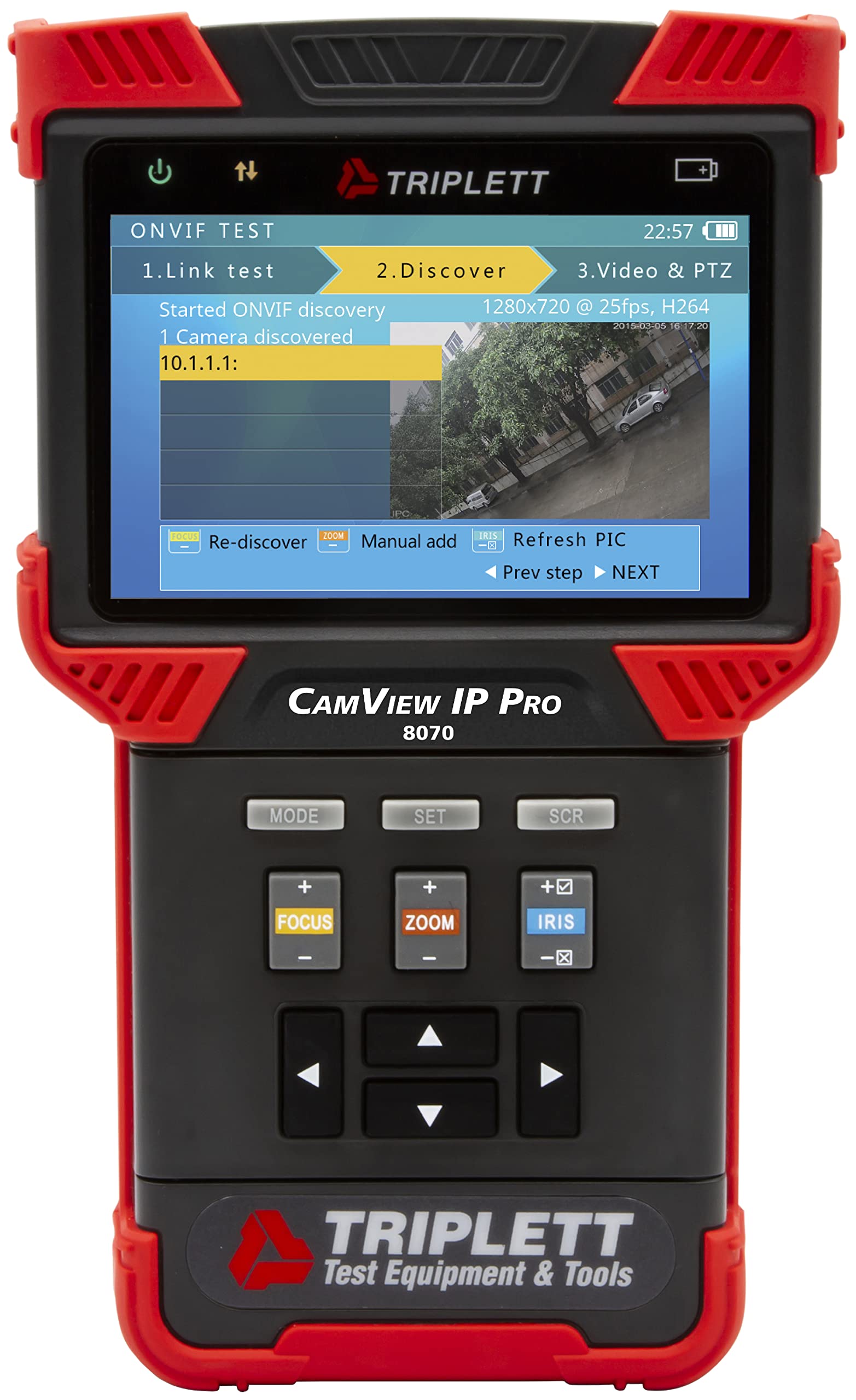 Buy Triplett 8070 CamView IP Pro CCTV Camera Tester with Built-in DHCP ...