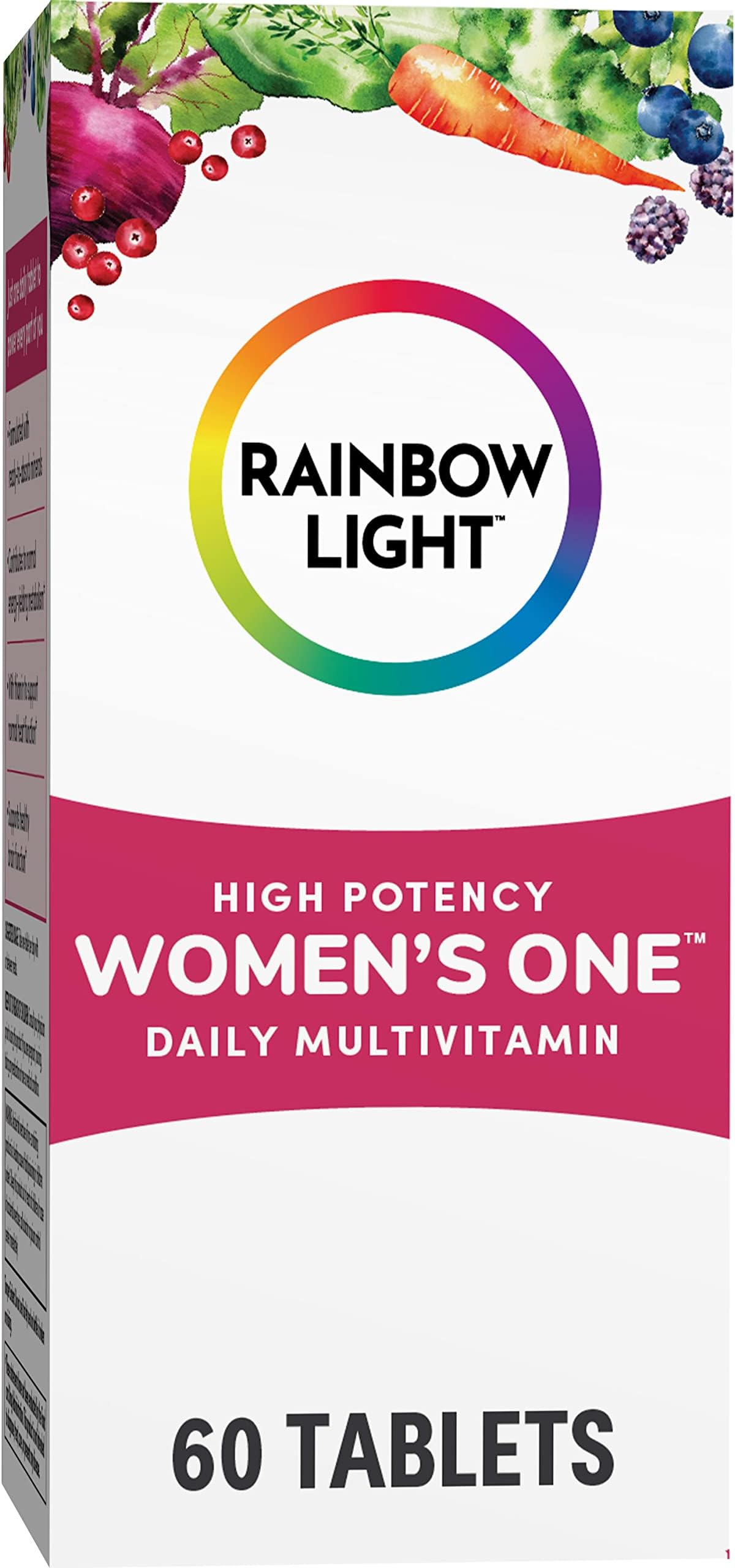 Amazon.com: Rainbow Light Multivitamin for Men 50+, Vitamin C, D & Zinc ...
