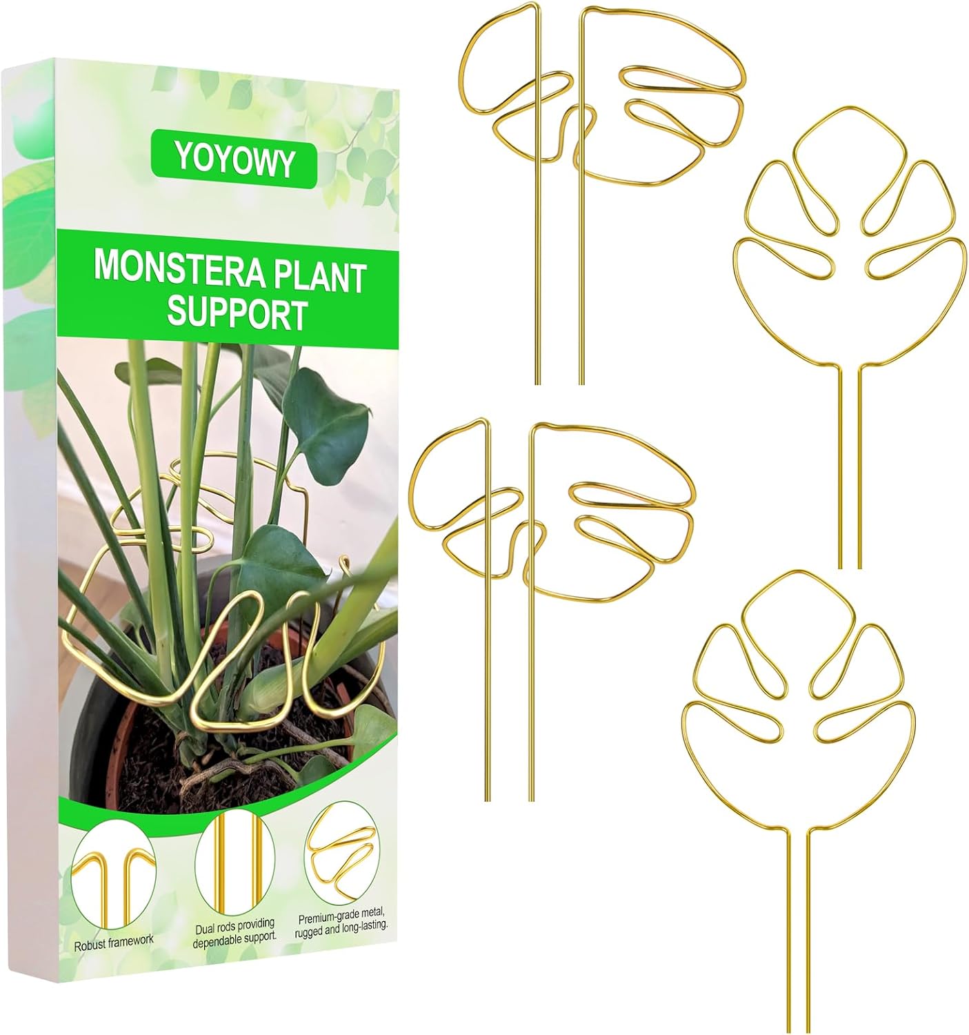 Amazon.com : Monstera Plant Support,Unique Monstera Shaped Plant ...