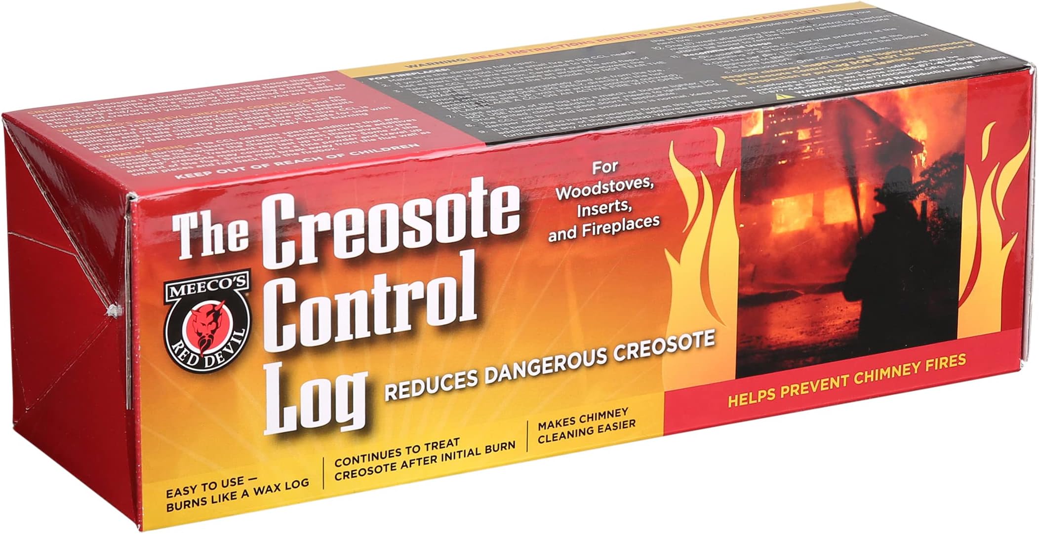 Amazon.com: Meeco 1008 Red Devil Creosote Control Log : Home & Kitchen