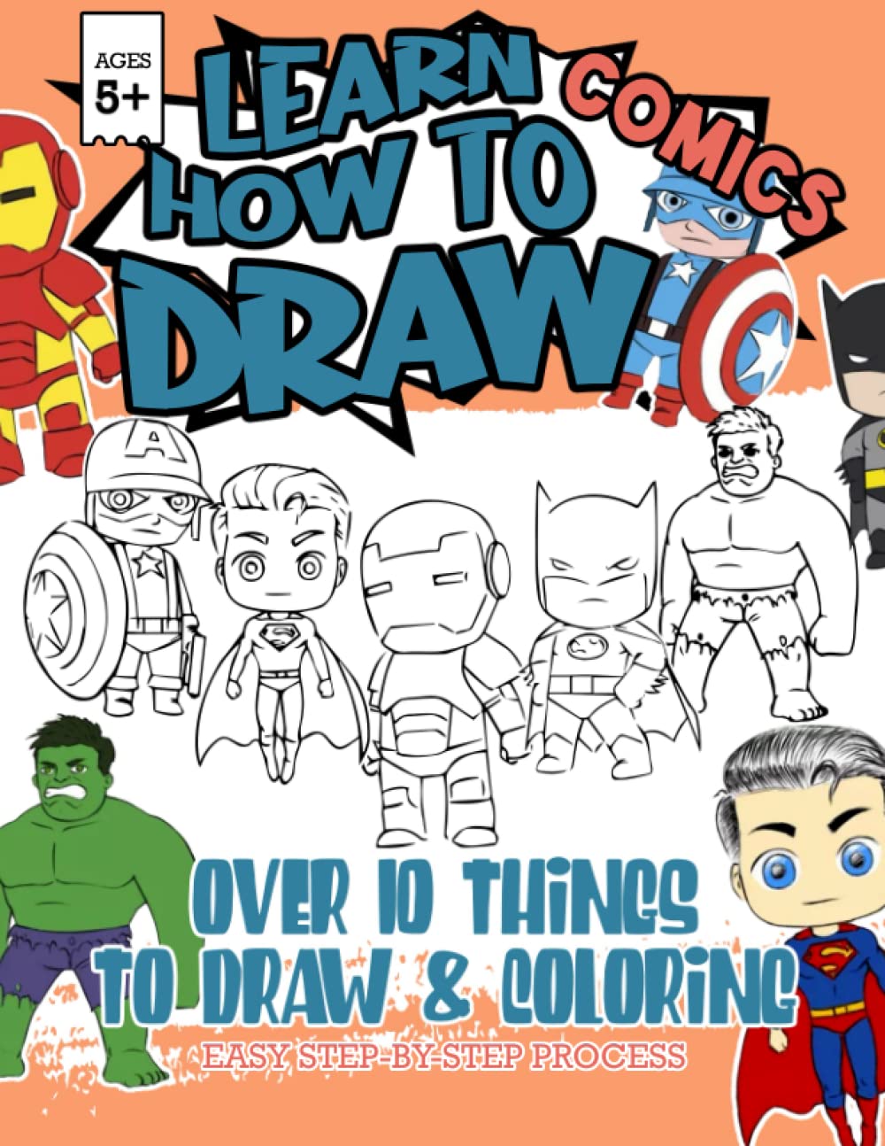 Learn How To Draw Comics Superheroes Kawaii And Chibi Kids | Desertcart ...