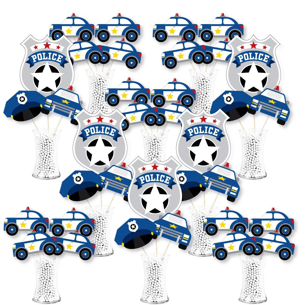 Amazon.com: Big Dot of Happiness Calling All Units - Police - Cop ...