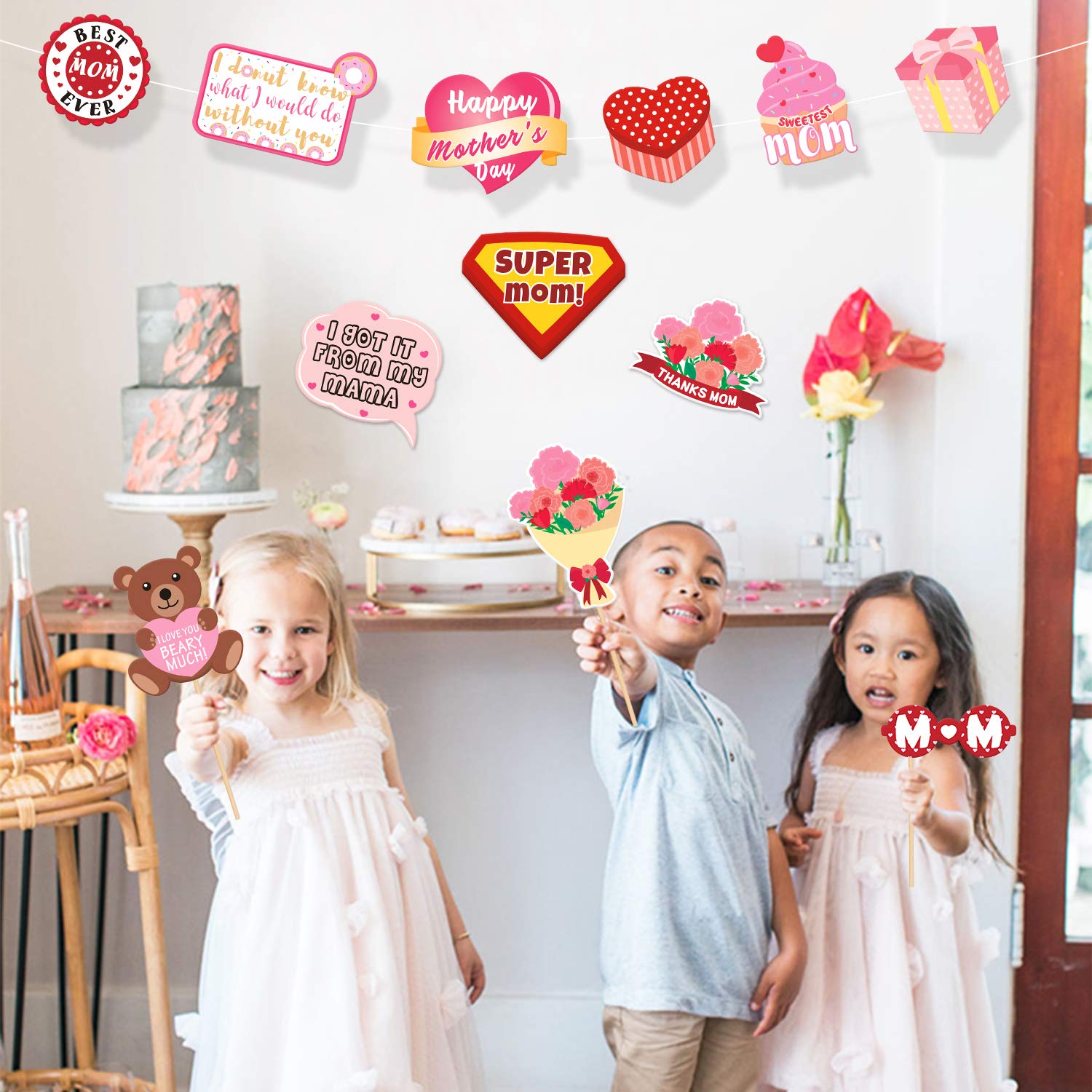 Snapklik.com : 35PCS Mothers Day Photo Booth Props Mothers Day Party ...