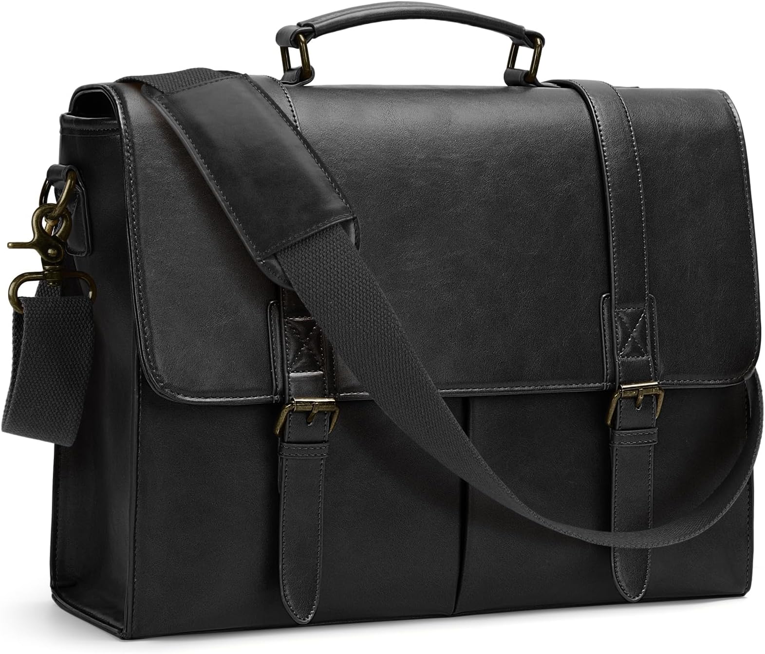 RAINSMORE Sacoche Ordinateur Homme Sac pour Ordinateur Partable 15.6 ...