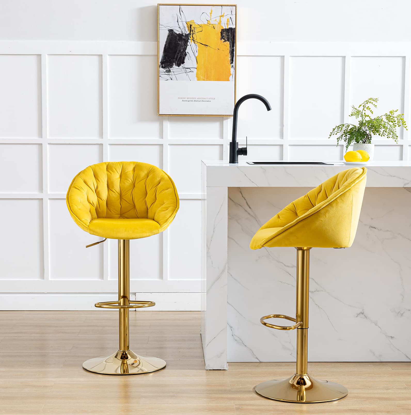 Yellow Kitchen Stools