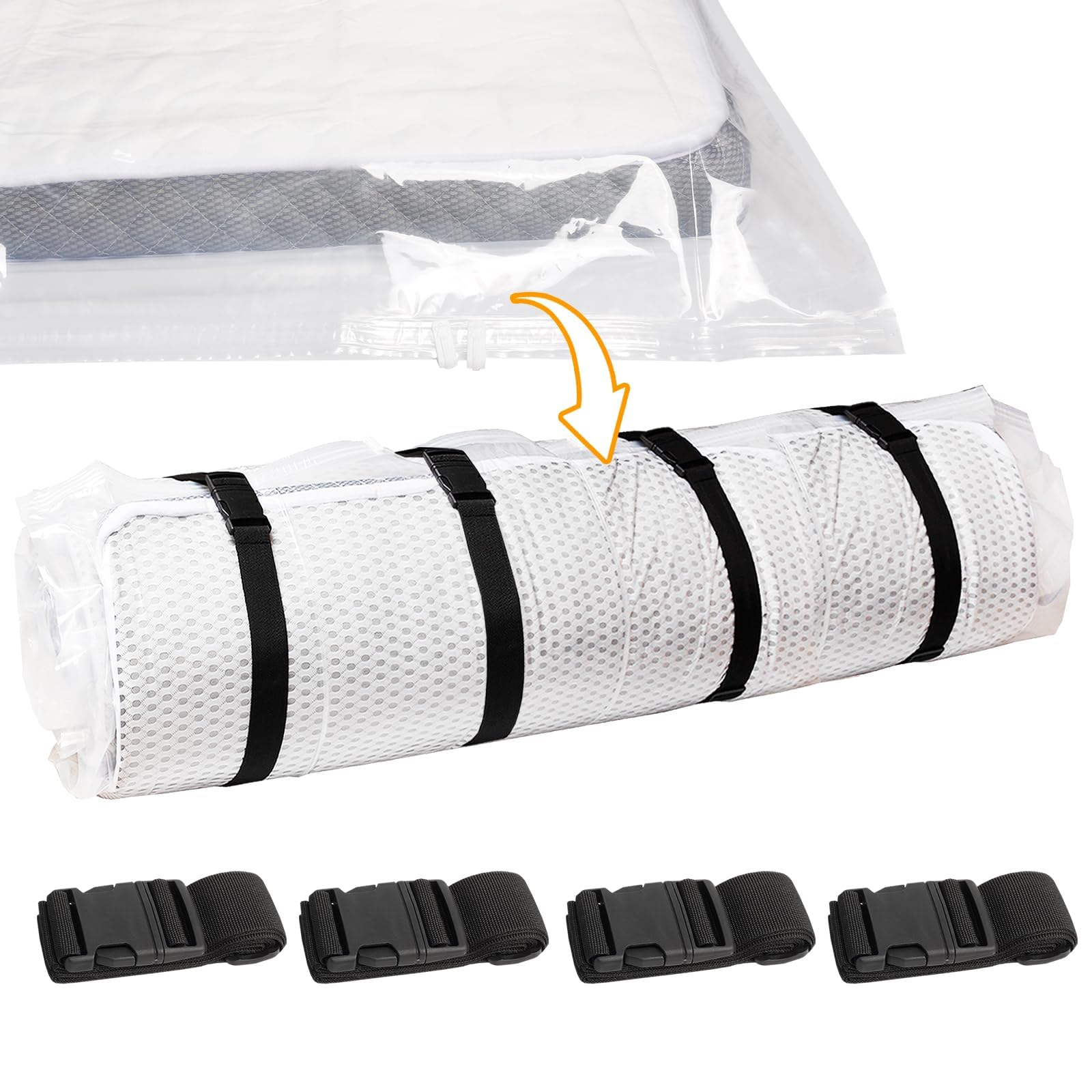 Amazon.com: Mattress Vacuum Bag, King/Cal King Mattress Bags for Moving ...