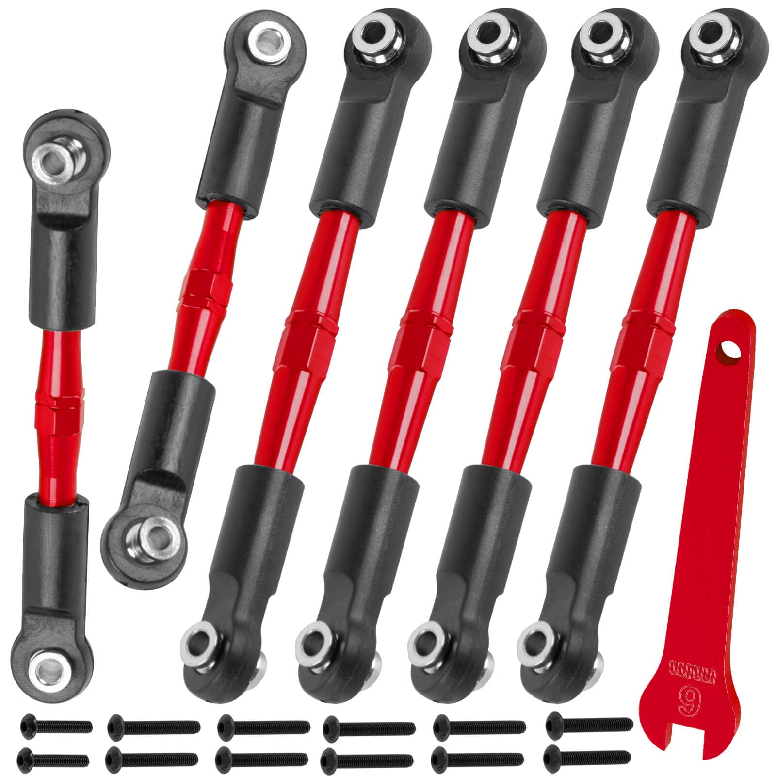 Amazon.com: BRCatWPark Aluminum Turnbuckles Camber Links Upgrades Part ...