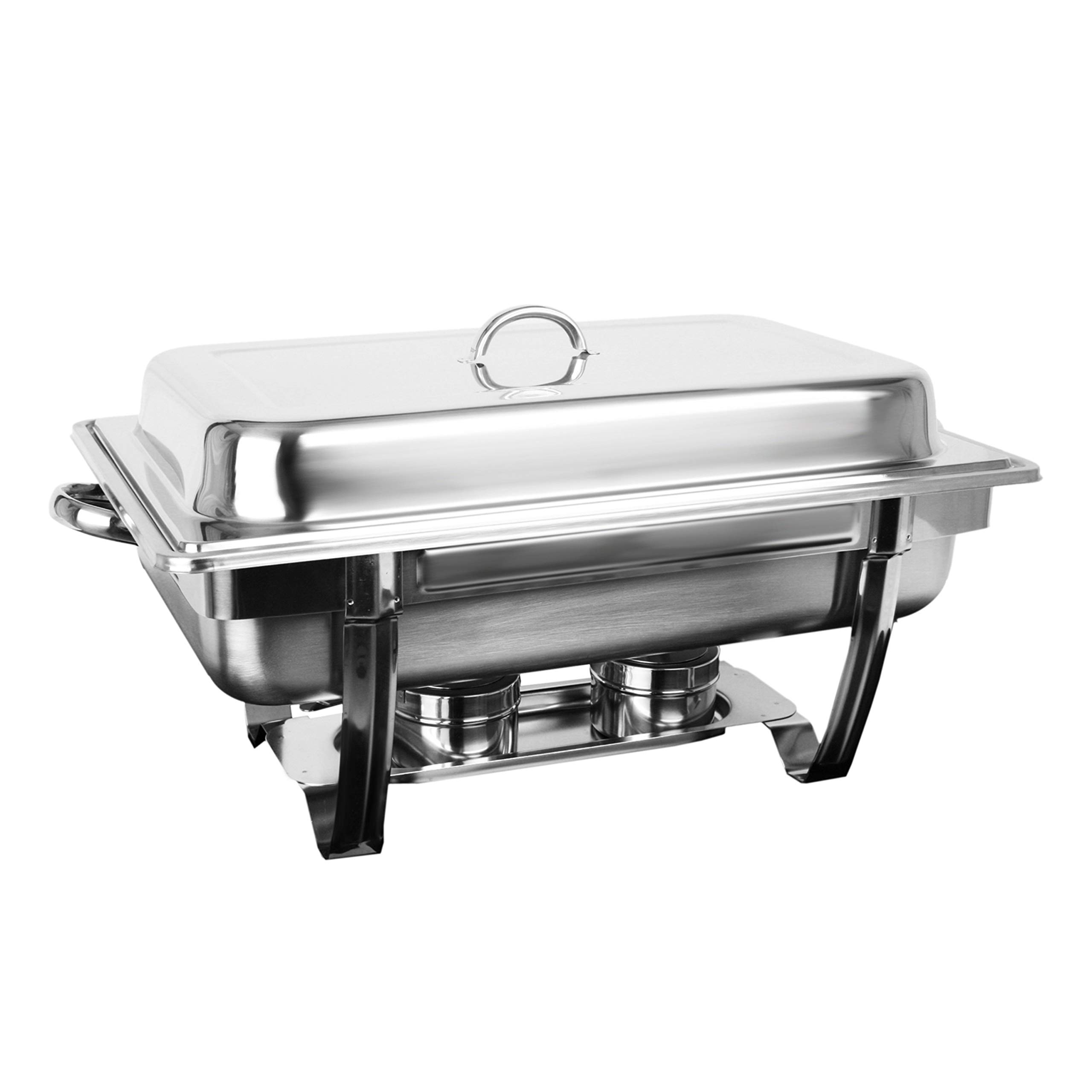 Amazon.com: Excellante 8 Quart Stainless Steel Chafer, Stackable : Home ...