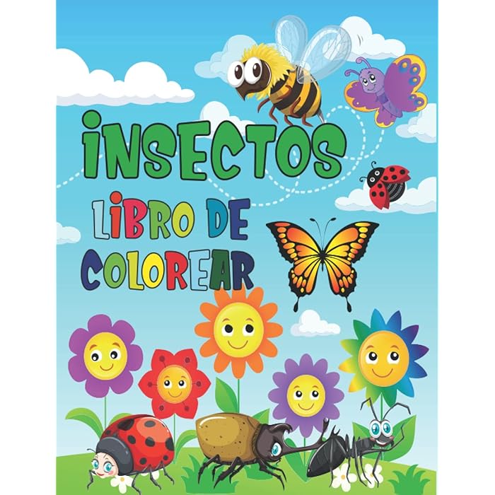 Buy Insectos Libro De Colorear: 50 páginas para colorear de estilo ...