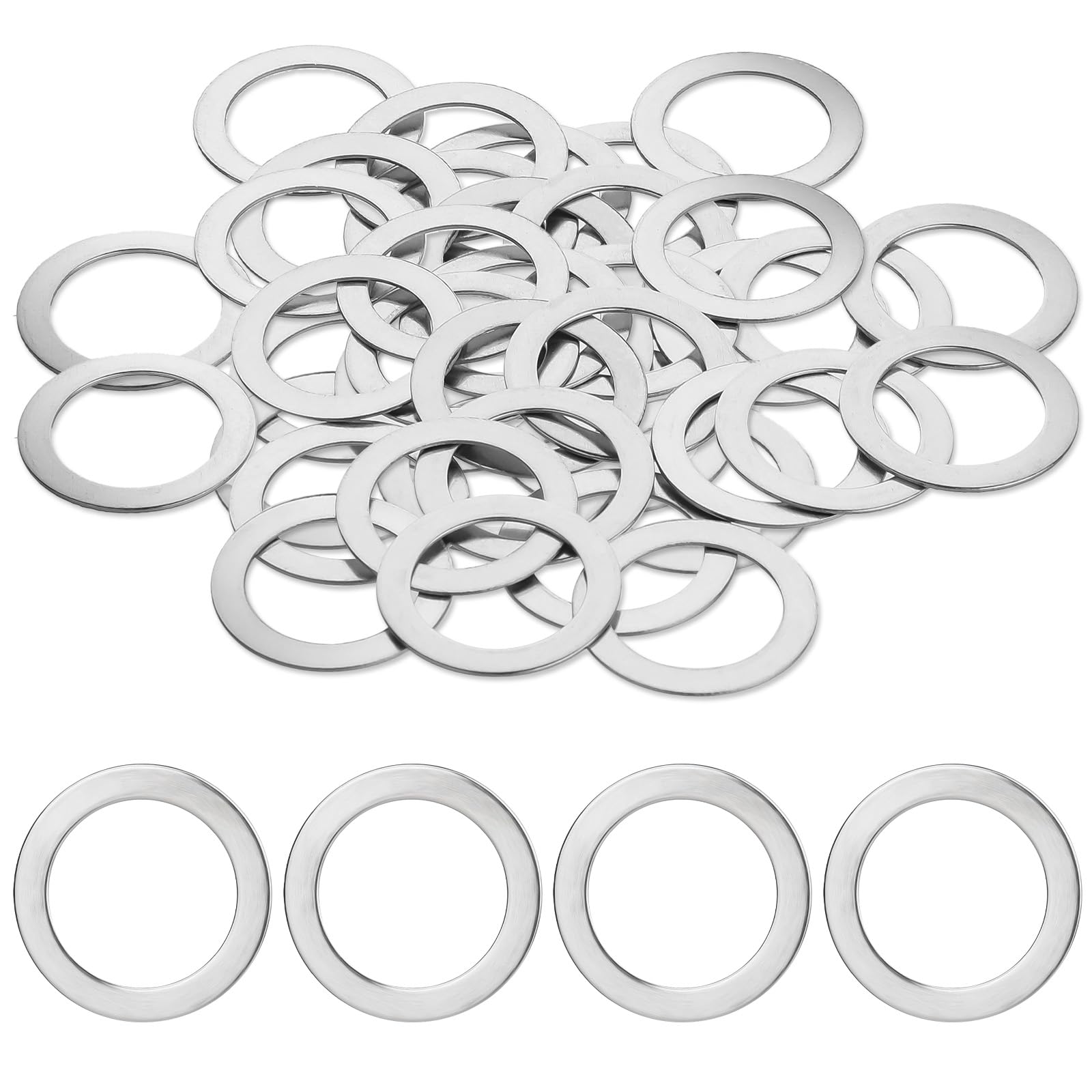 Amazon.com : JJUNW 20PCS Pedal Washers Spacers, 9/16” Road Bike Pedal ...