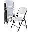 Amazon.com: LIFETIME Commercial Grade Folding Chairs, 4 Pack, Black ...