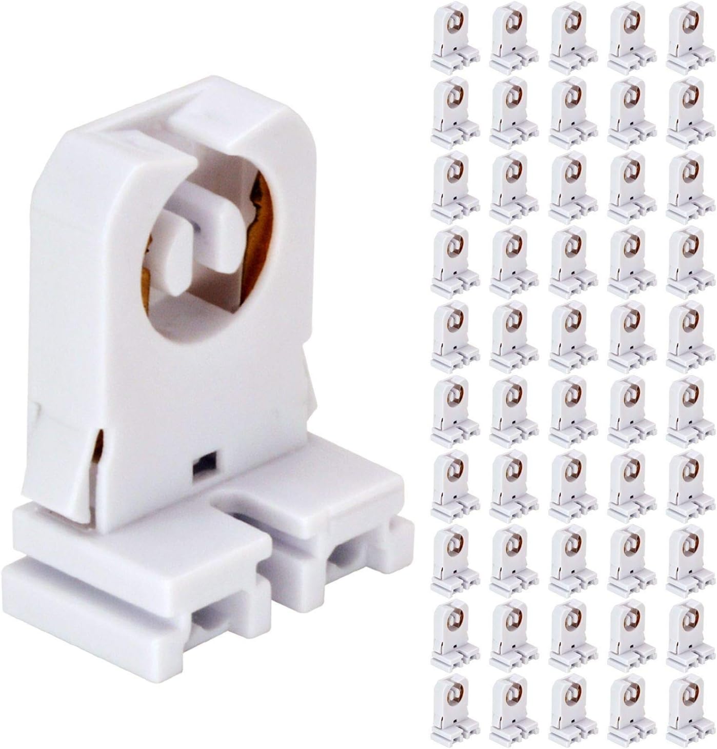 Leviton 13351 Medium Base, Bi-Pin, Linear Fluorescent Lampholder ...