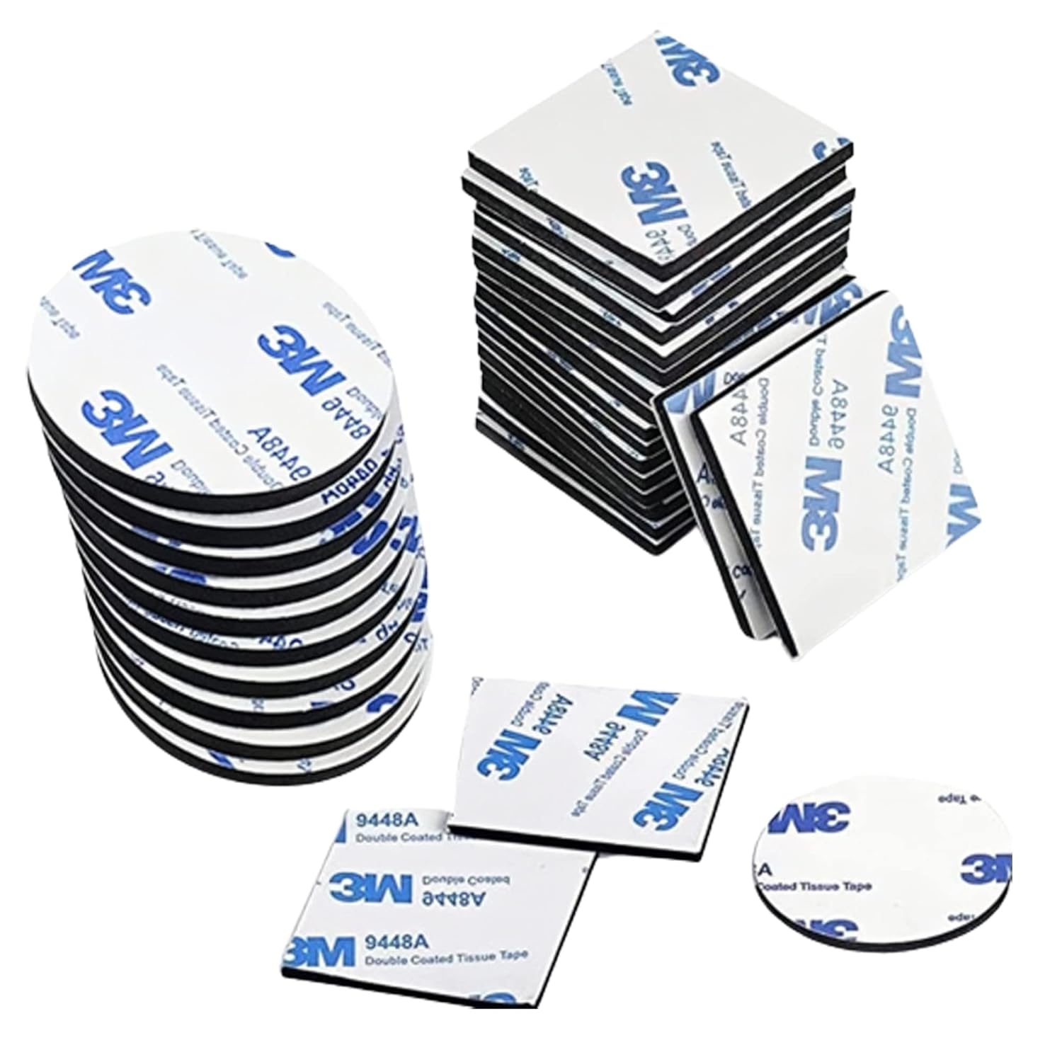Fi18 Double Sided Sticky Pads 50 Pcs Heavy Duty Strong Mounting ...