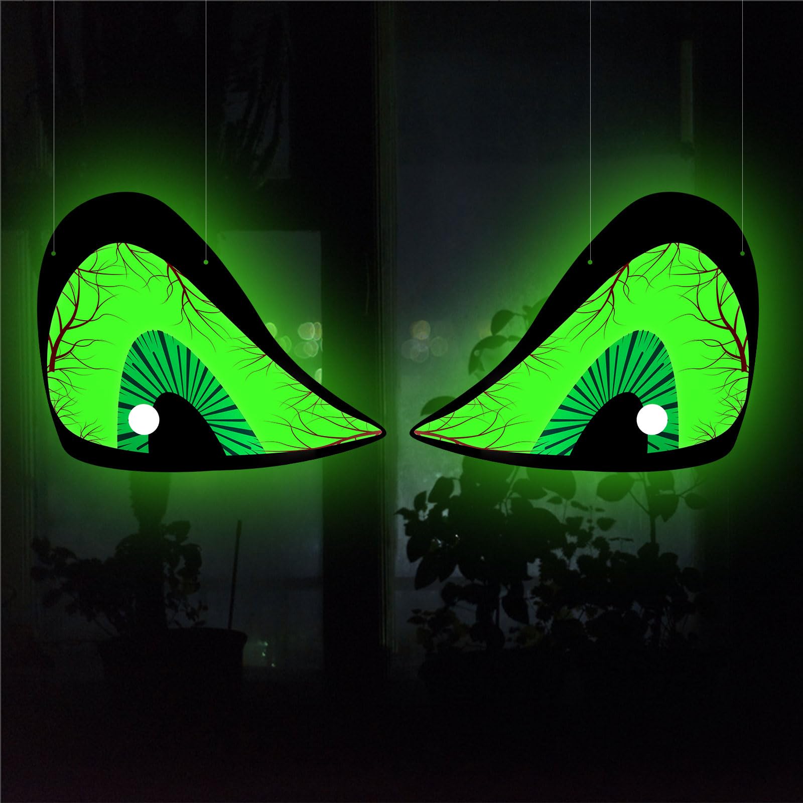 Evil Glowing Eyes In The Dark Venobat Halloween Mask LED Light Up Mask