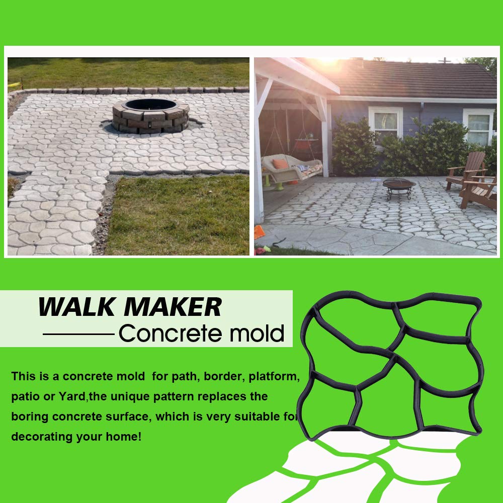 Snapklik.com : Oversized 2Pack Walk Maker Reusable Concrete Path Maker ...