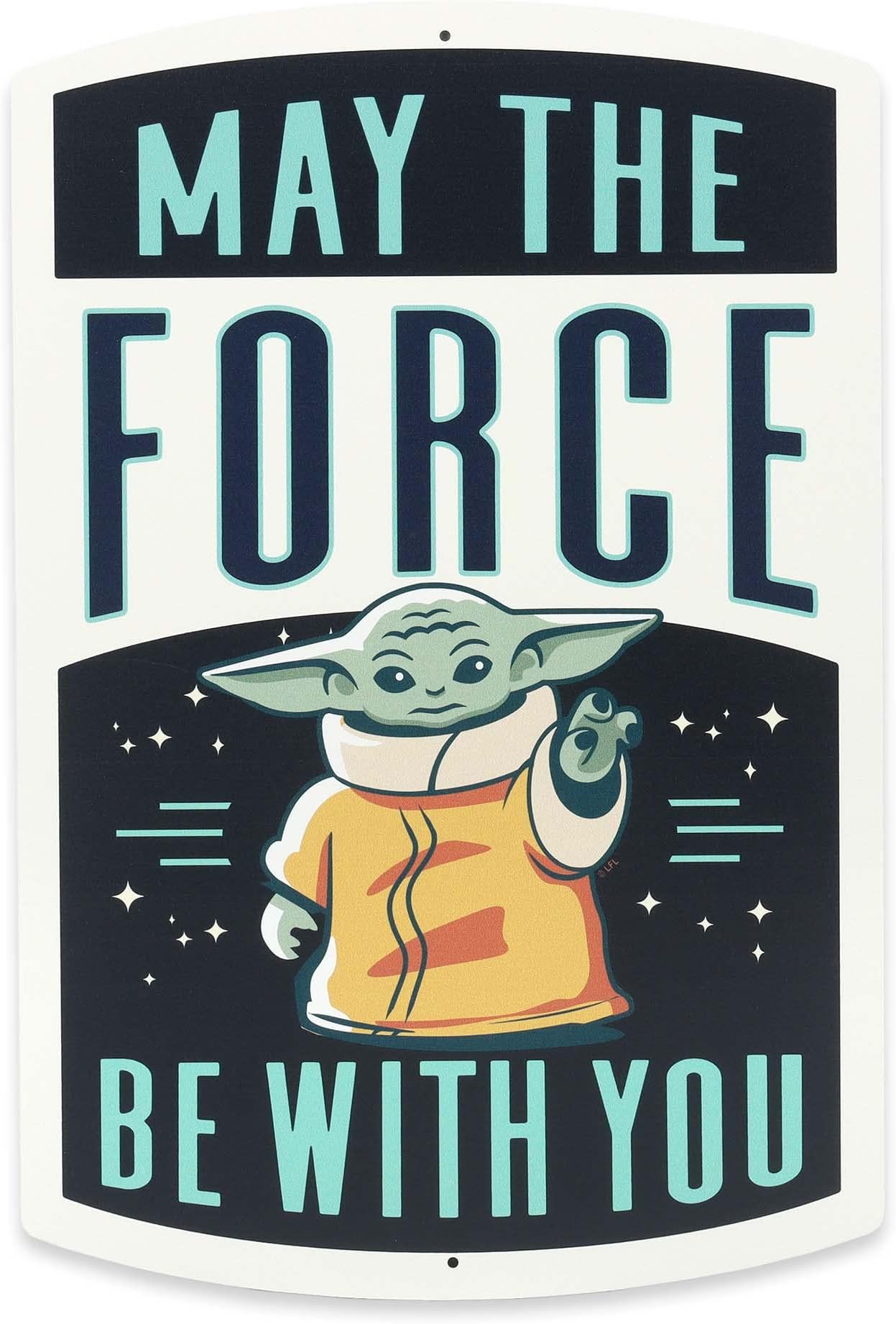 Amazon.com: Disney Star Wars Joy to the Galaxy Vertical Wood Wall Decor ...