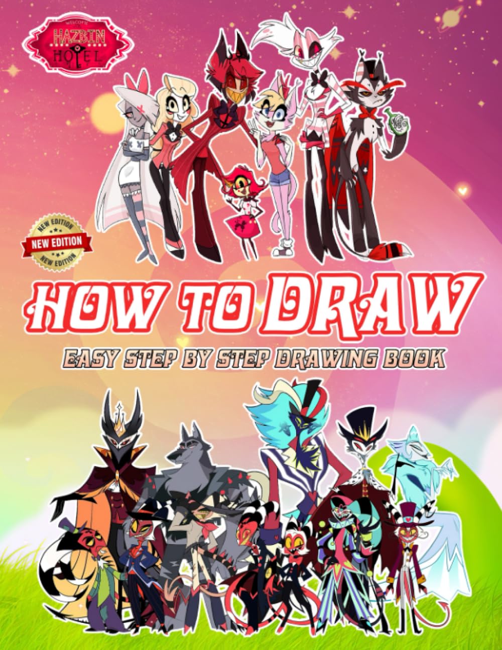 Amazon.com: How To Draw Hazbin Hotel & Coloring Pages: Draw and ...