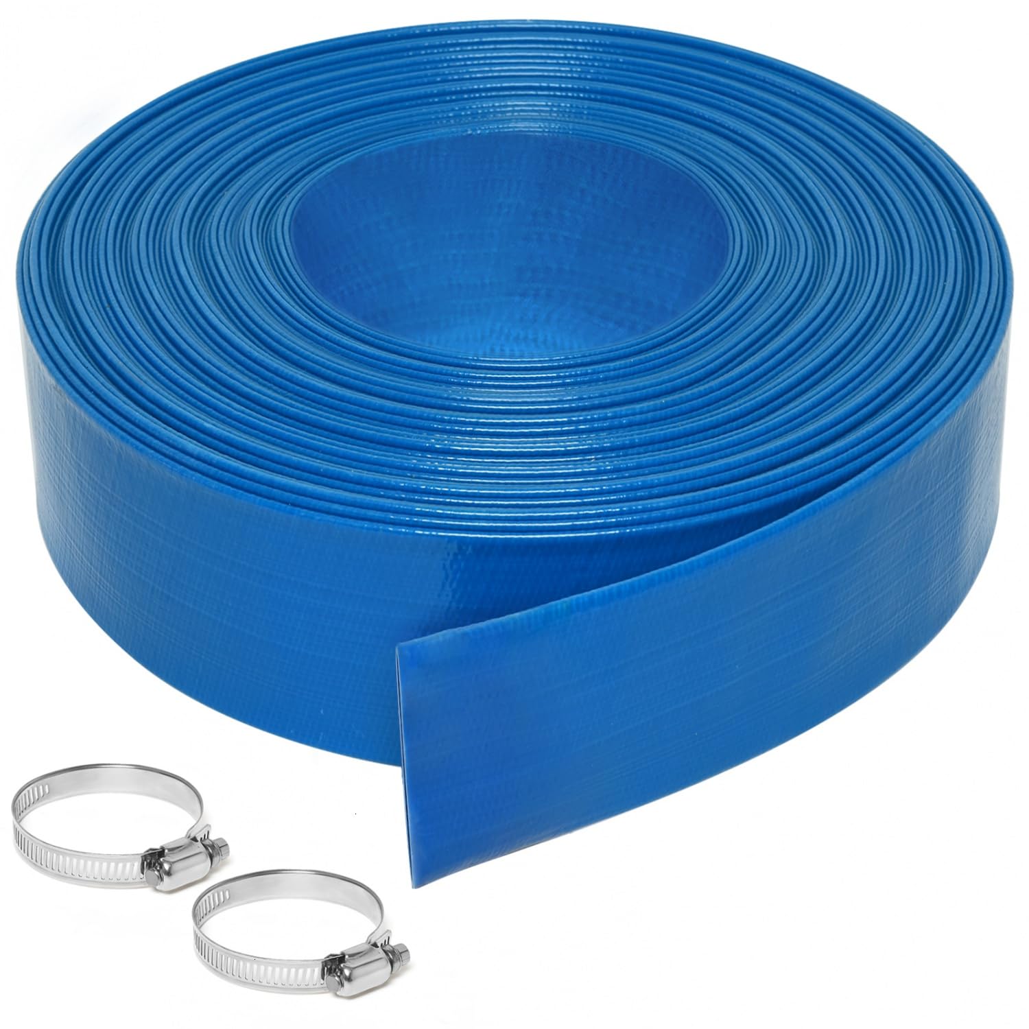 2 inches x 100 FT Heavy-Duty PVC Swimming Pool Backwash Hose ...