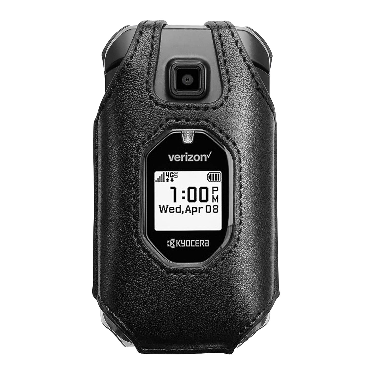 Amazon.com: CBUS Fitted Leather Case with Rotating Belt Clip for ...