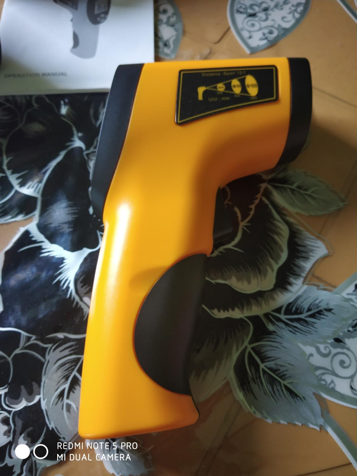 MCP Non-contact Digital Laser Infrared Thermometer with Back Light LCD ...