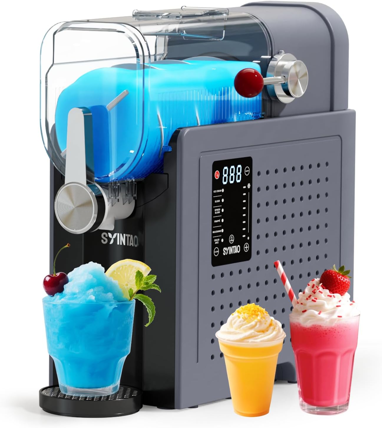 Amazon.com: Slushie Machine – No Ice Needed, 88oz Frozen Drink & Soft ...
