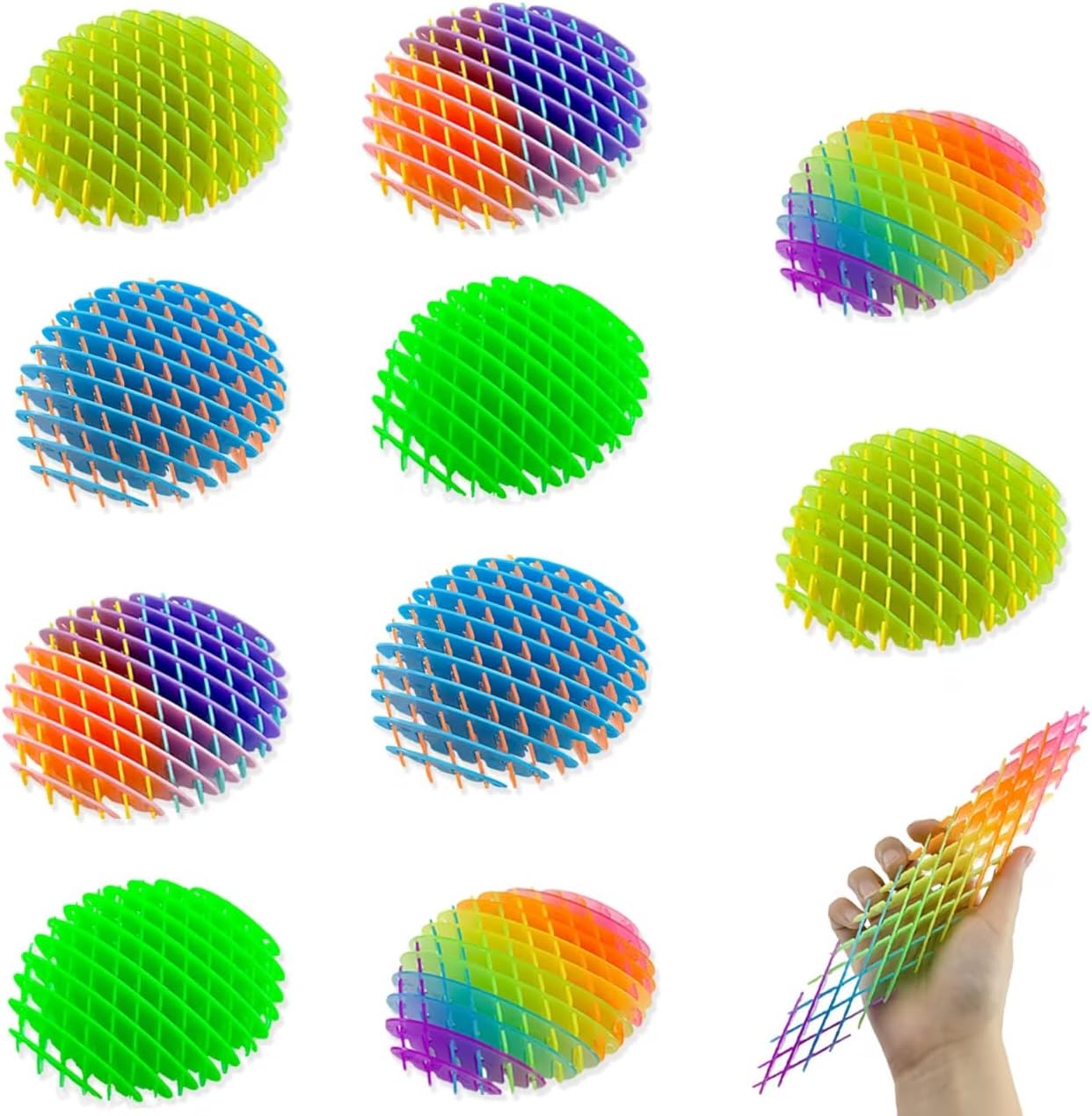 Amazon.com: 10Pcs Fidget Worm Toy, Cool Toy Worm Big Fidget Toy, Green ...