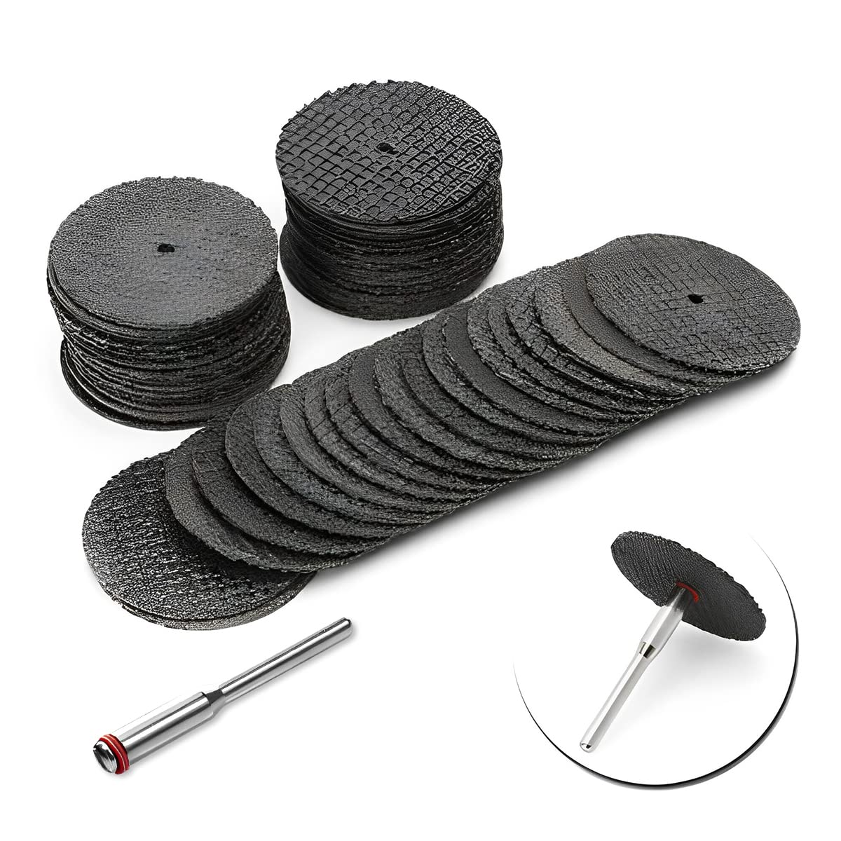 61Pcs Cutting Discs Kit 1.25inch Resin Cut-Off Wheels for Rotary Tools ...