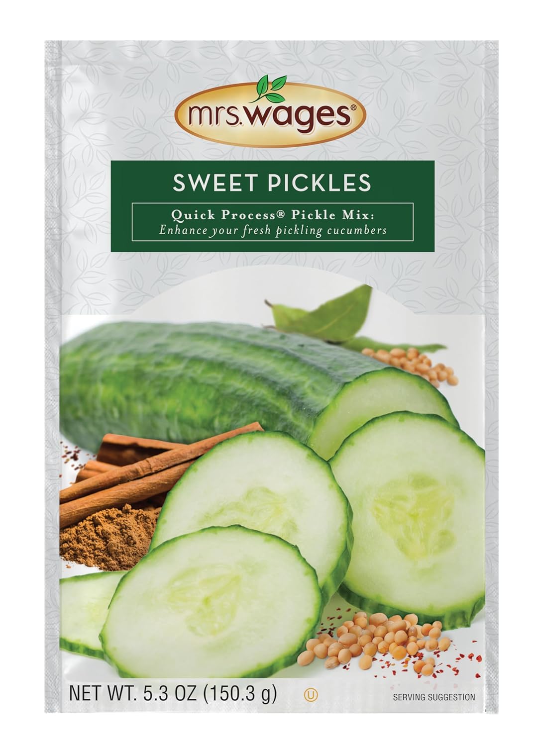 Amazon.com : Mrs. Wages Sweet Pickles Quick Process Mix Quick and Easy ...